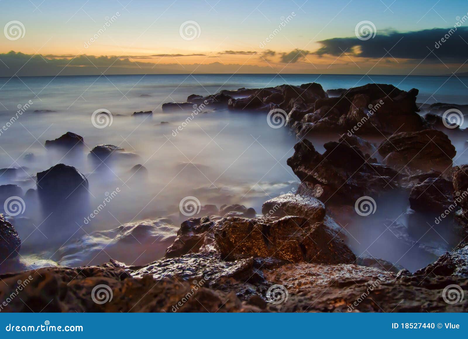 Dramatic Ocean Sea with Dark Purple Stock Photo - Image of beauty ...
