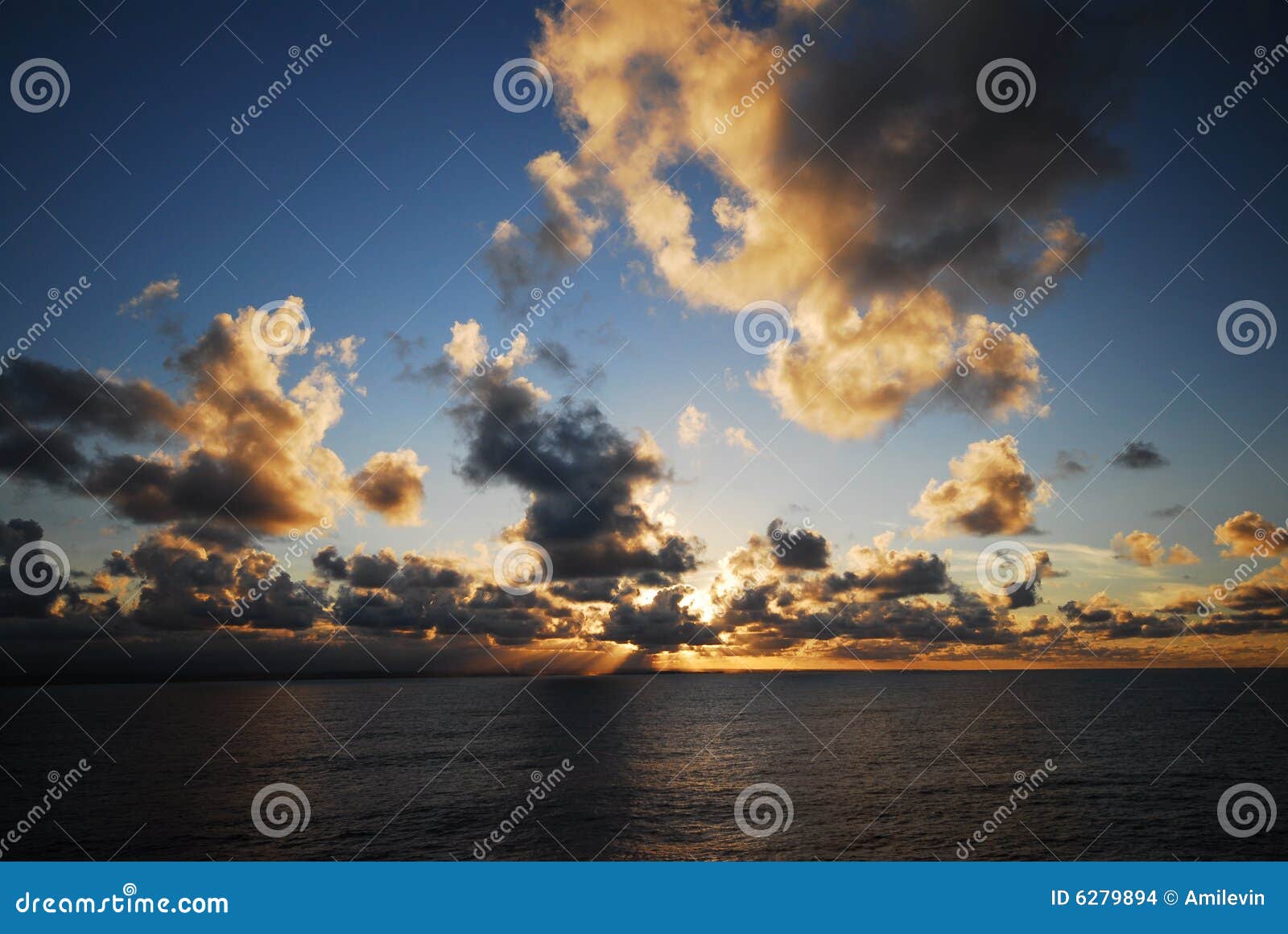 Dramatic Ocean Sky stock photo. Image of dramatic, clouds - 6279894