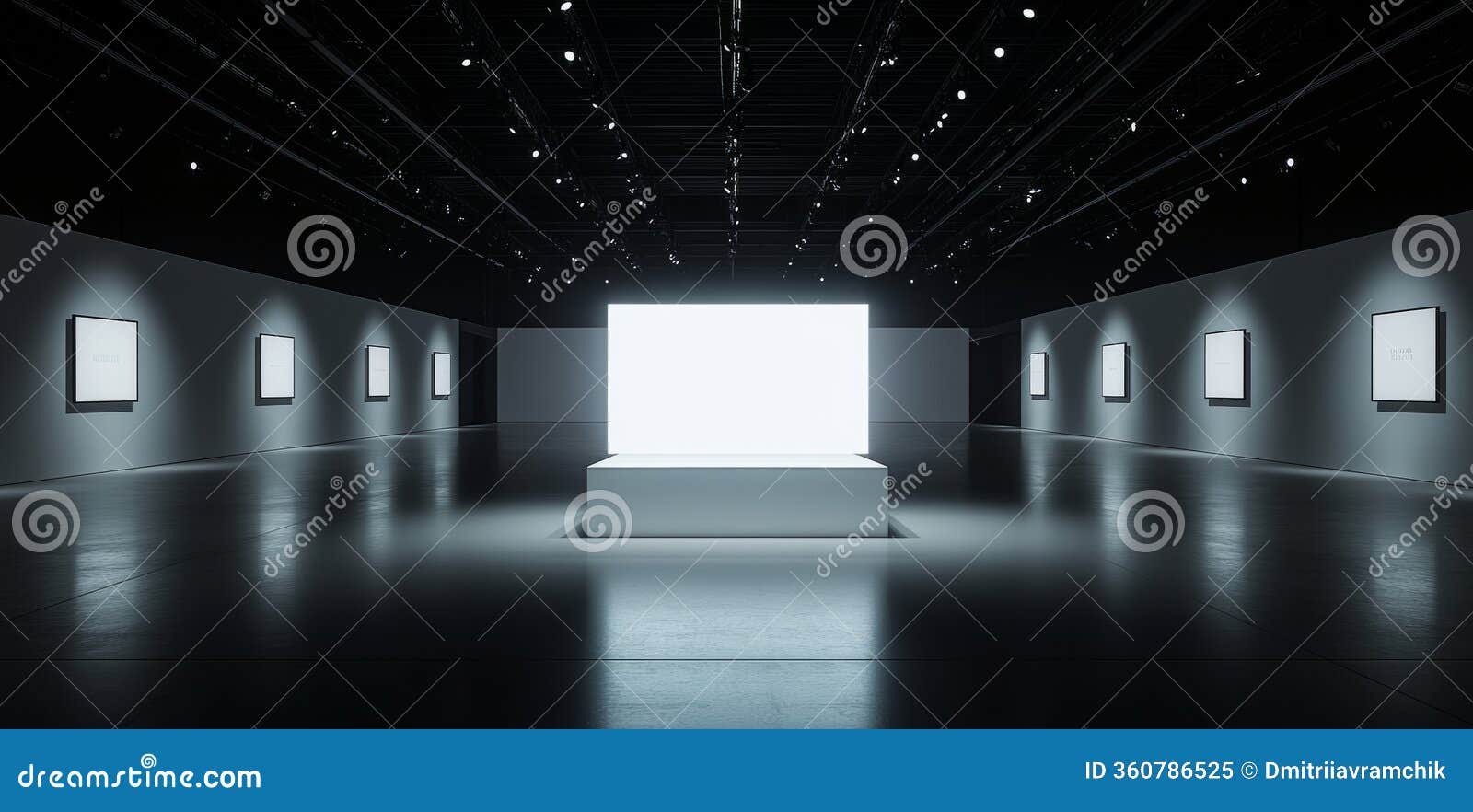 A Dramatic Performance Setup in an Industrial Space Features a ...