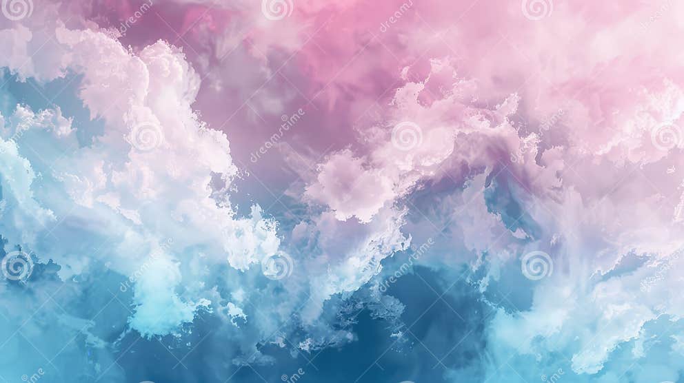 Dramatic Pink and Blue Cloud Formations for Impactful Visual Designs ...