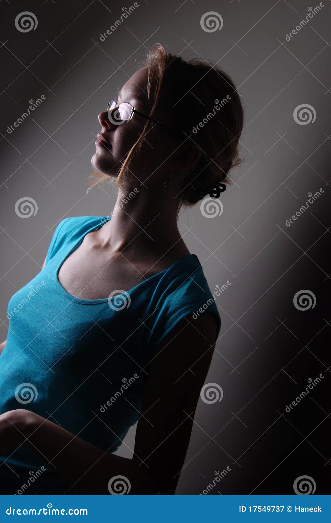 Dramatic Portrait stock image. Image of woman, portrait - 17549737