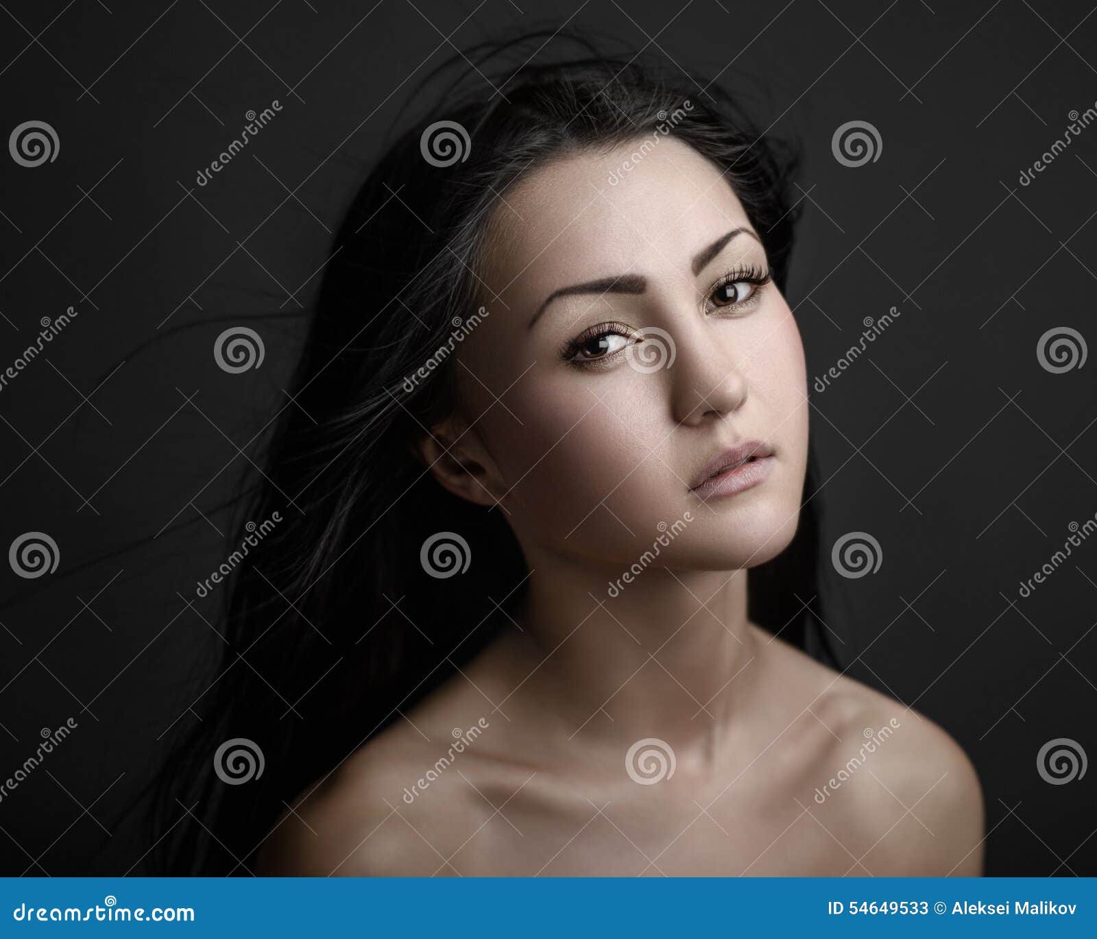 Dramatic Portrait Of A Girl Theme Portrait Of A Beautiful Lonely Girl