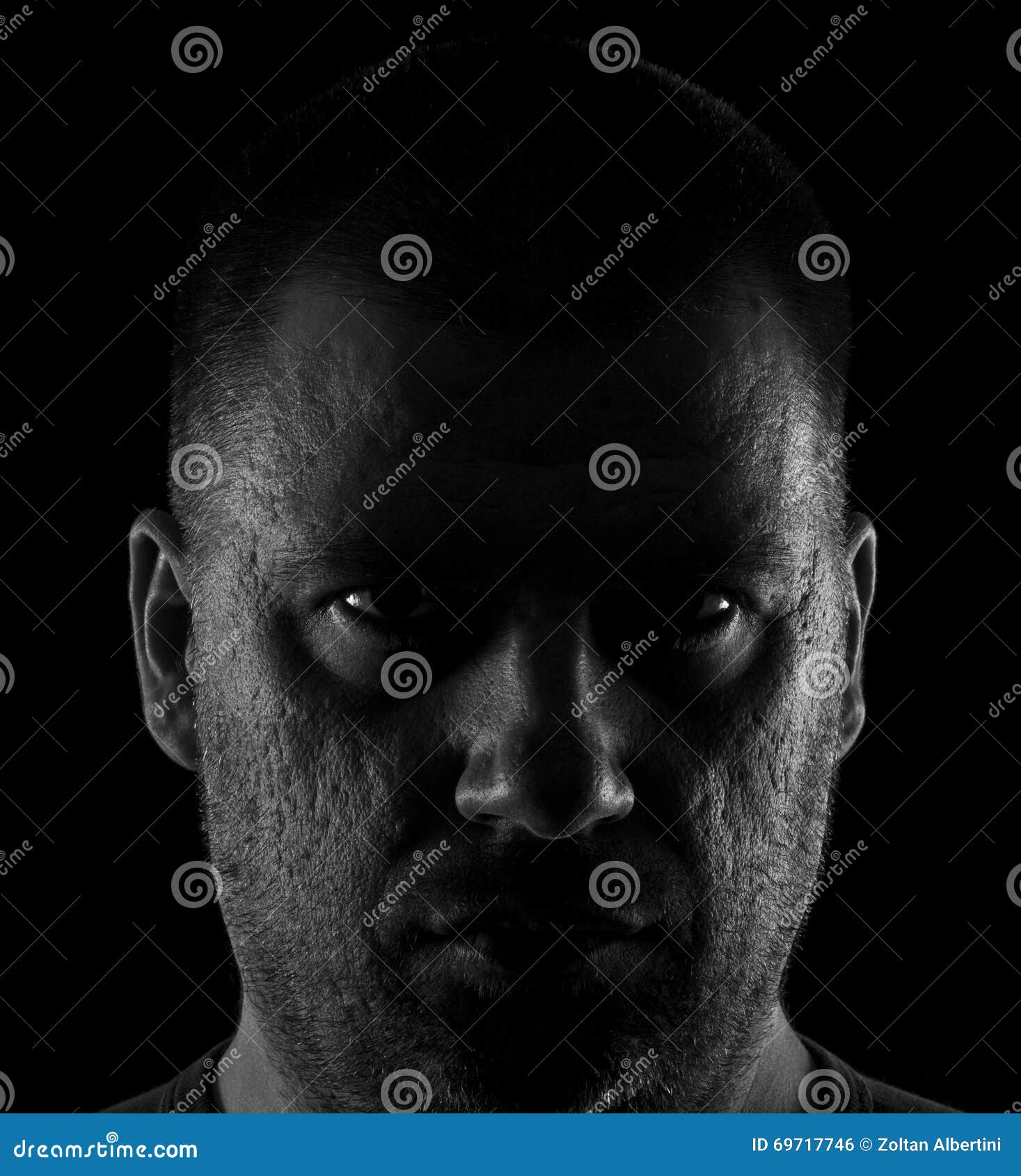 Dramatic portrait stock photo. Image of portrait, dramatic - 69717746