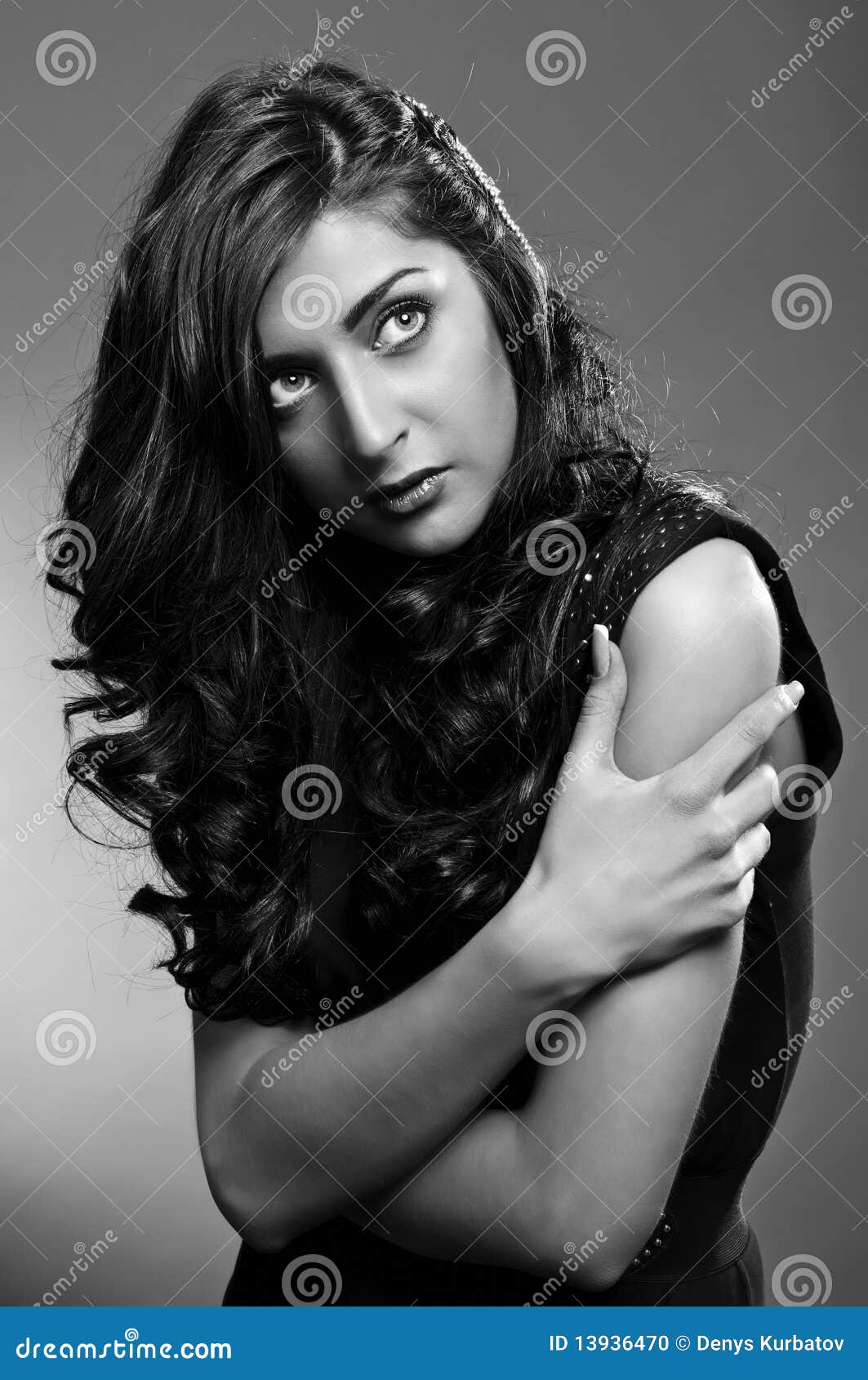 Dramatic pose stock photo. Image of attractive, fashion - 13936470