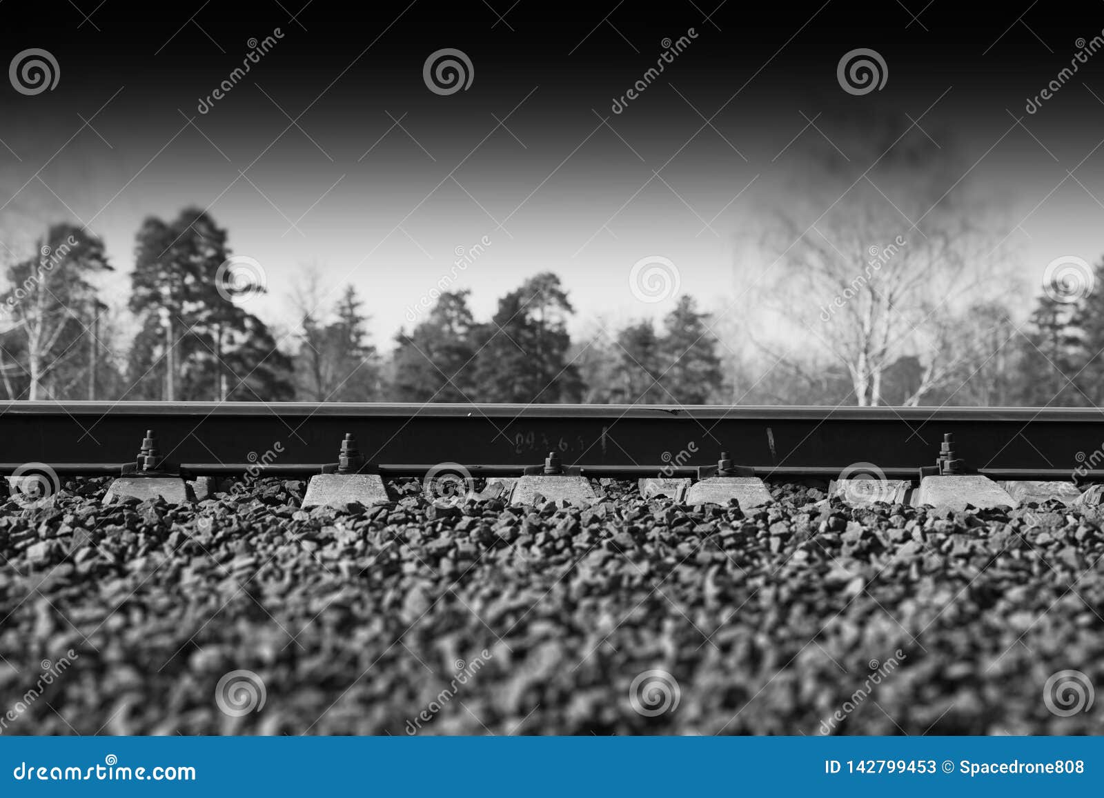 Dramatic Railway Transportation Track Background Stock Image - Image of ...