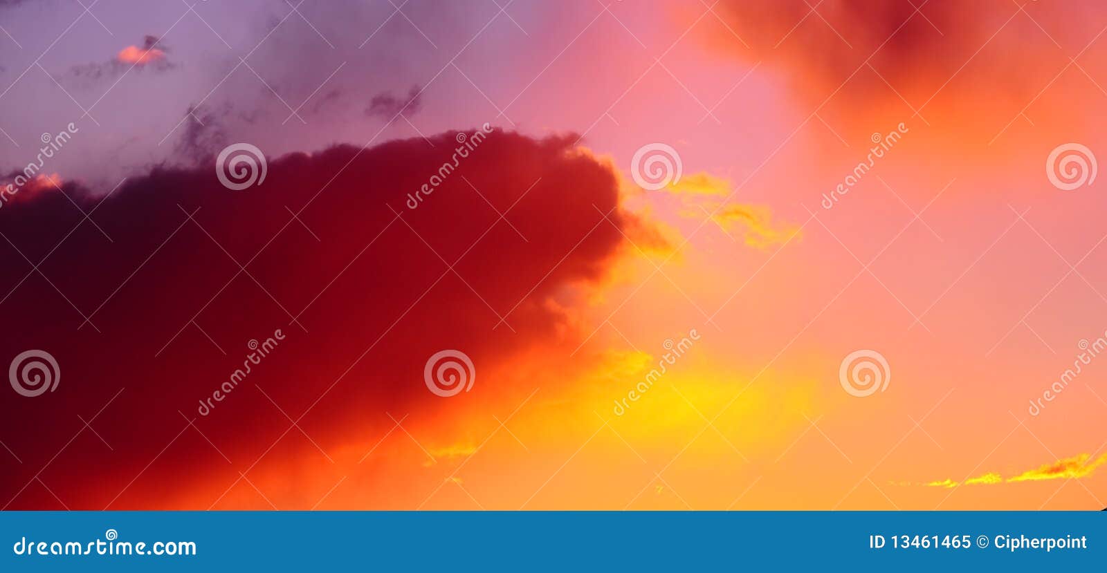 Dramatic Red Sky Sunset stock image. Image of abstract - 13461465