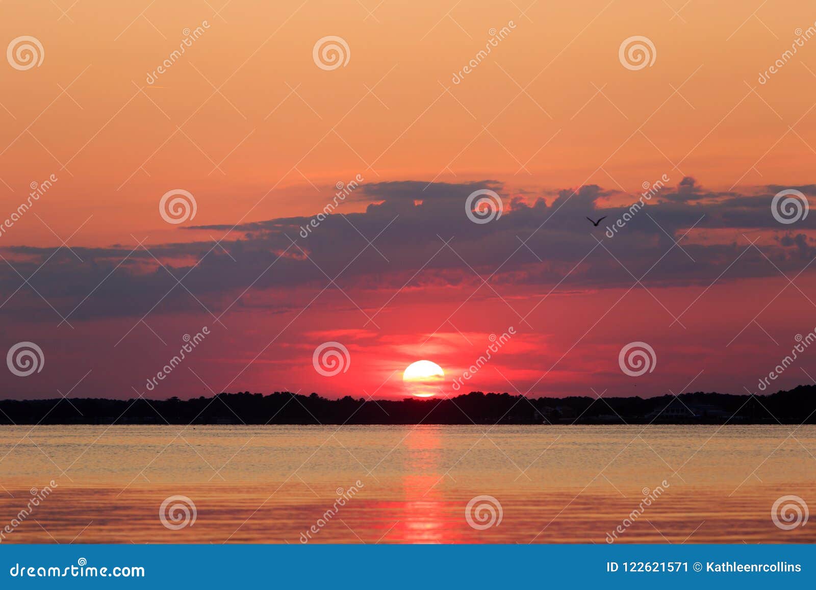 Dramatic red sky sunset stock image. Image of serene - 122621571