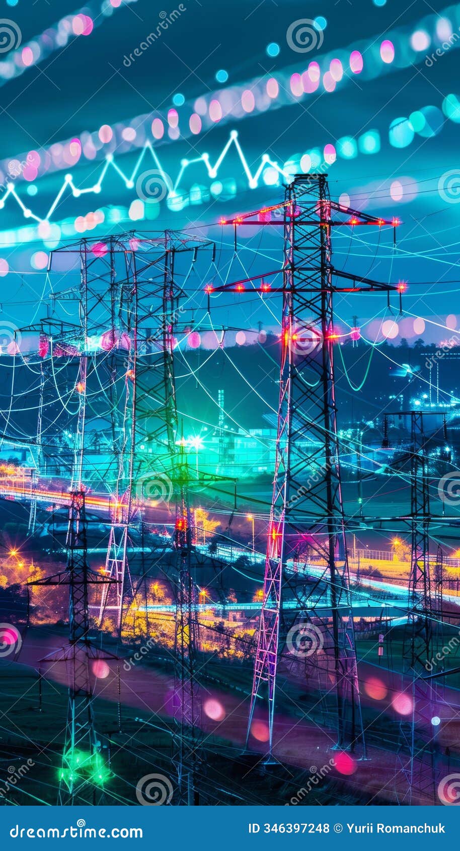 Dramatic Rise in Energy Prices Depicted by a Soaring Stock Chart in a ...