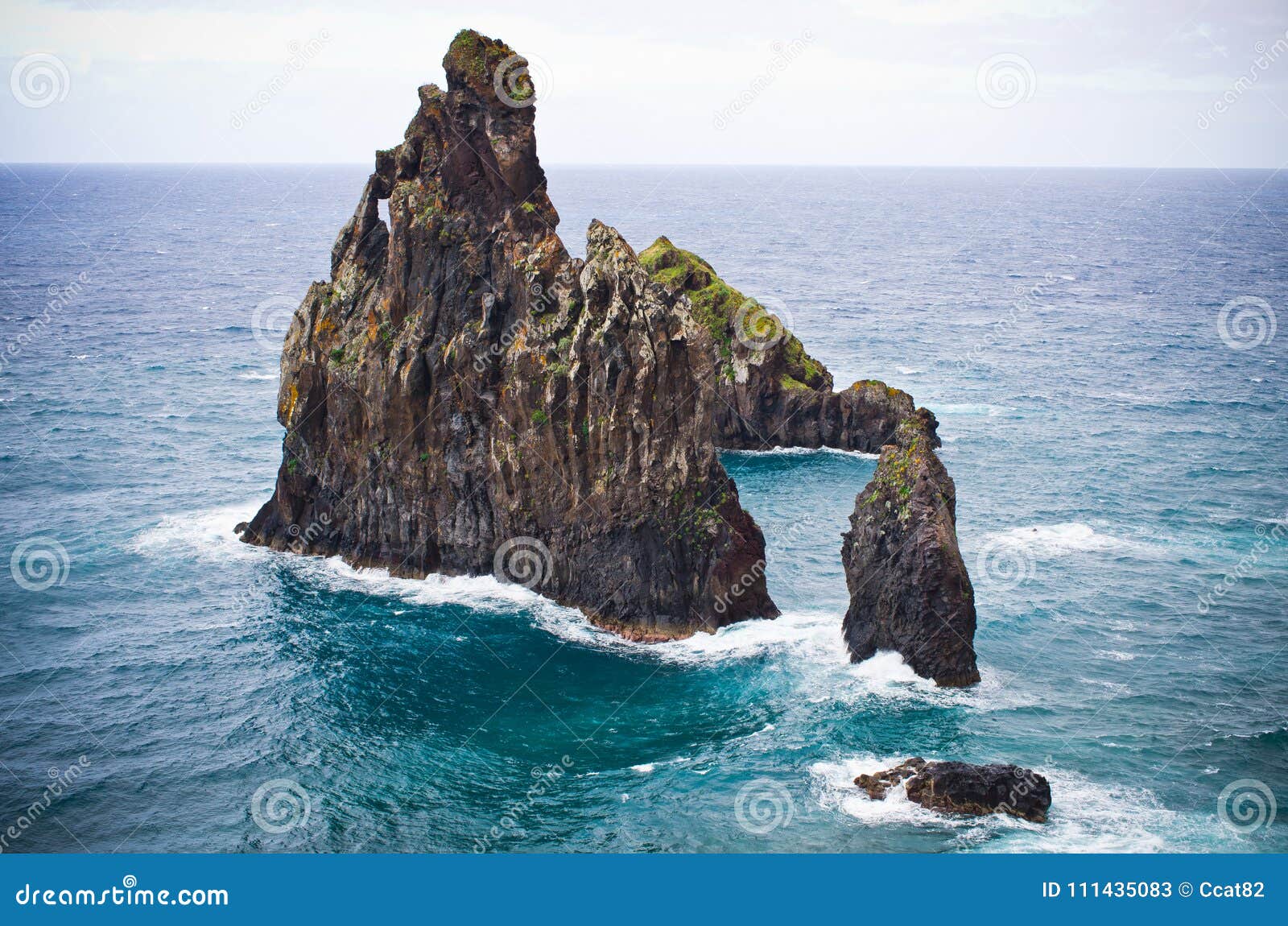 Dramatic Rocks on Coast of Madeira, Portugal Stock Image - Image of ...