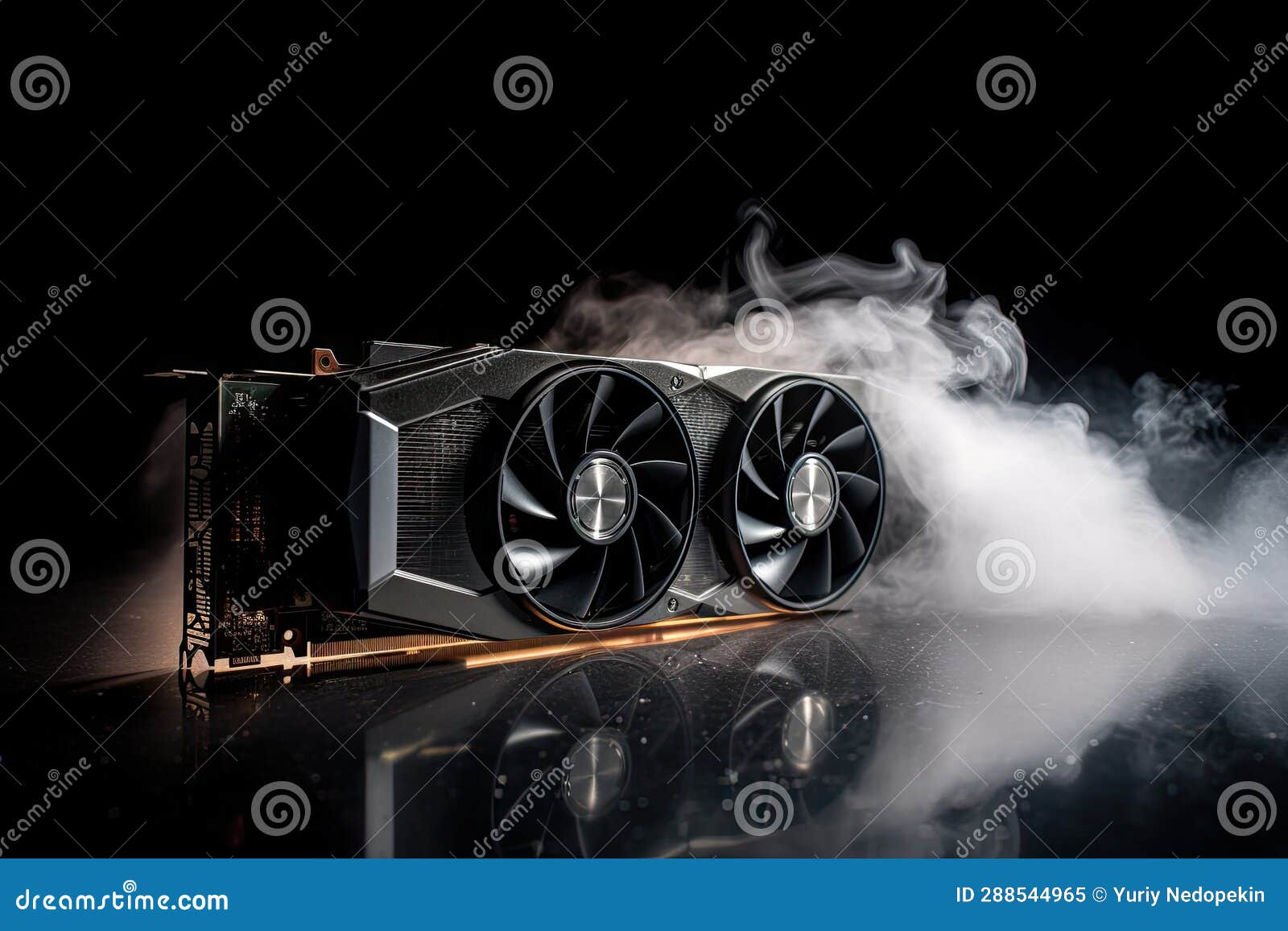 Dramatic Scene of Computer Components Undergoing Intense Overclocking ...