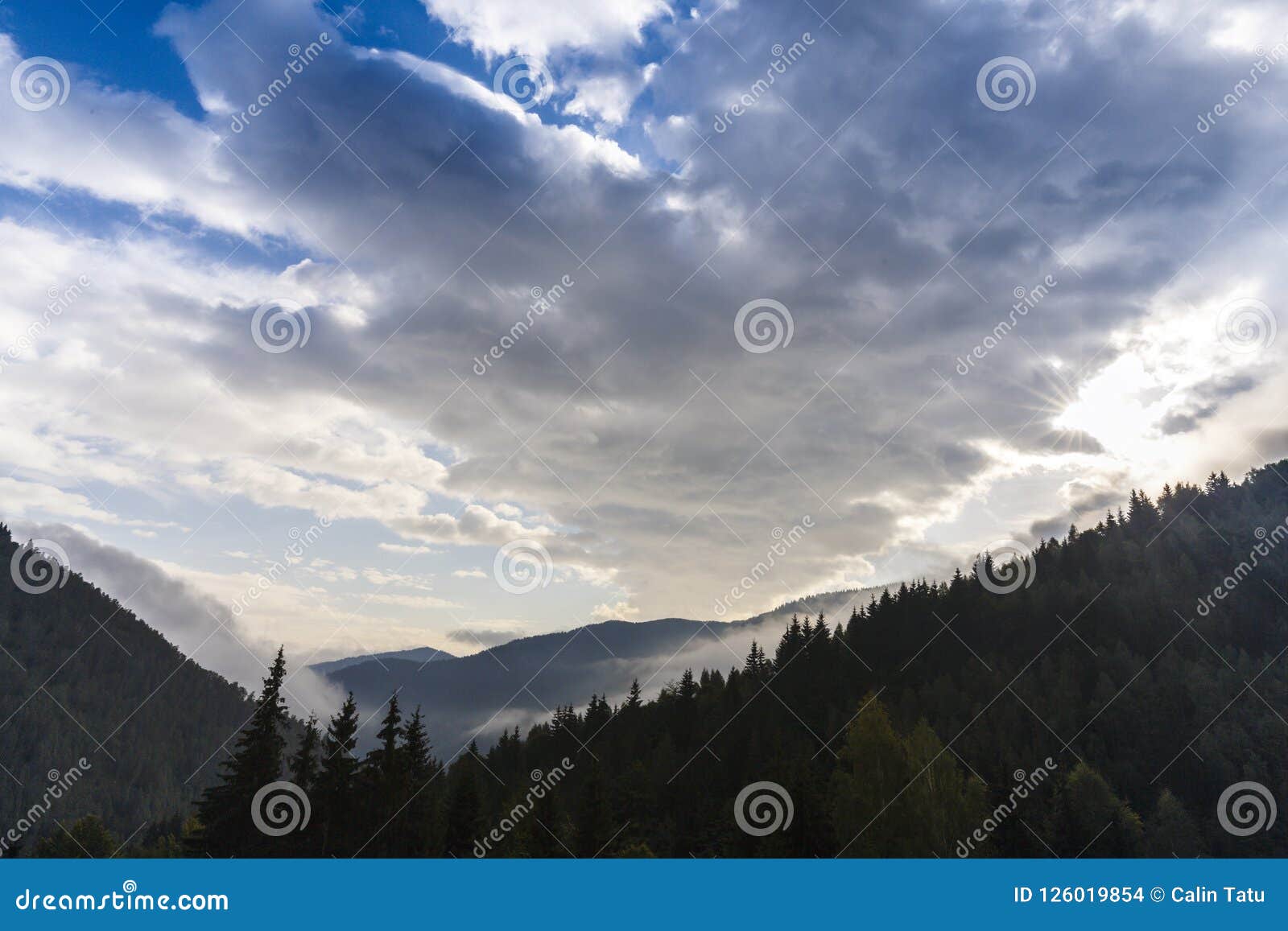Dramatic Scenery in High Mountains in the Alps, in Summer Stock Photo ...