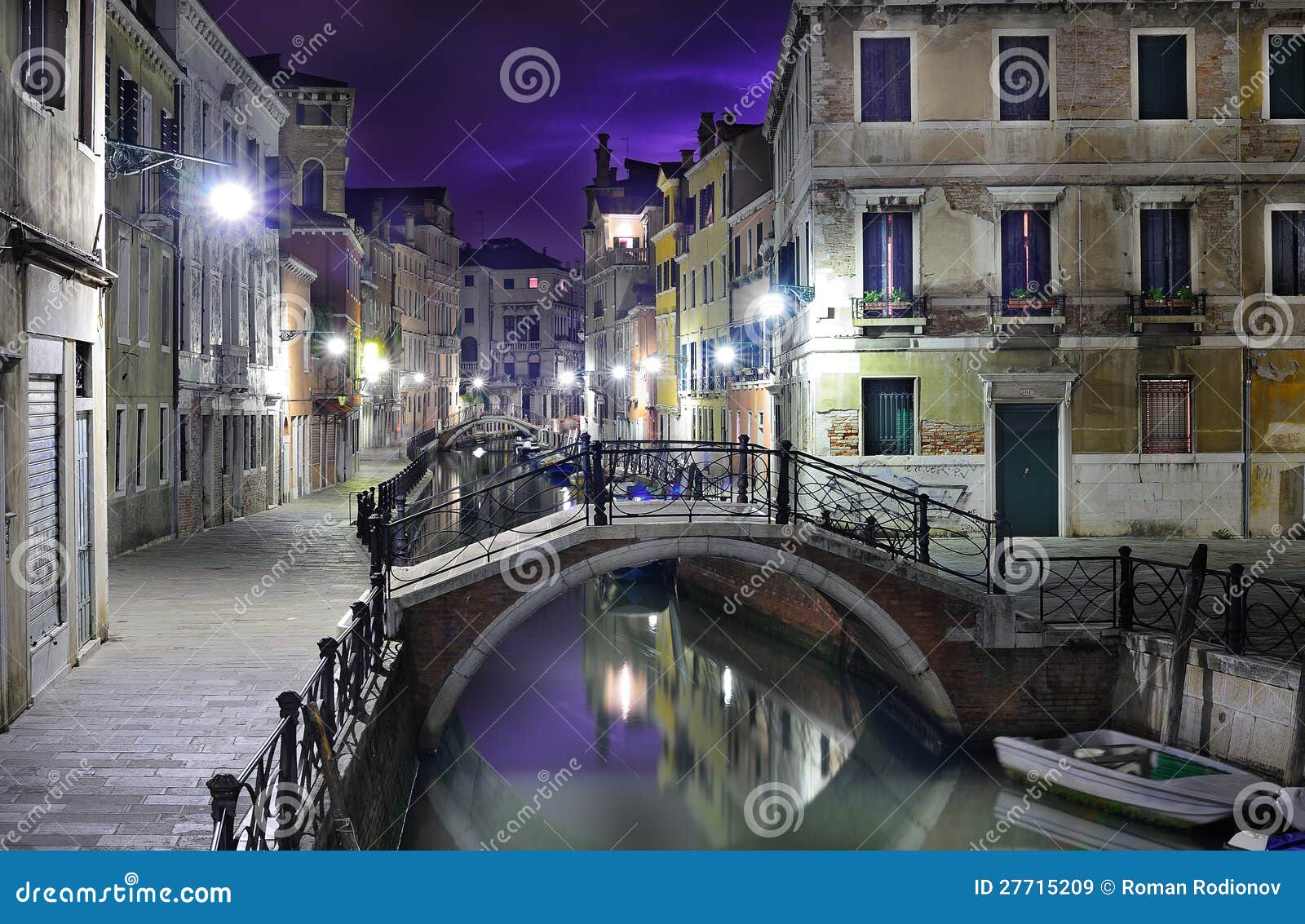 Dramatic scenery of Venice stock image. Image of colorful - 27715209