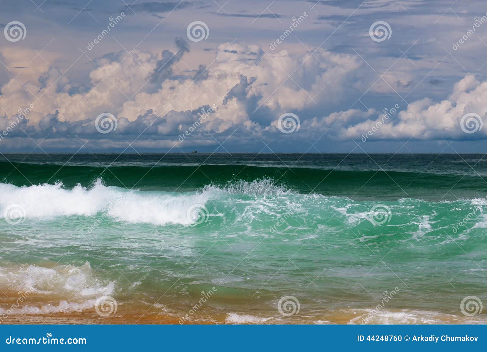 Dramatic sea storm stock photo. Image of climate, danger - 44248760