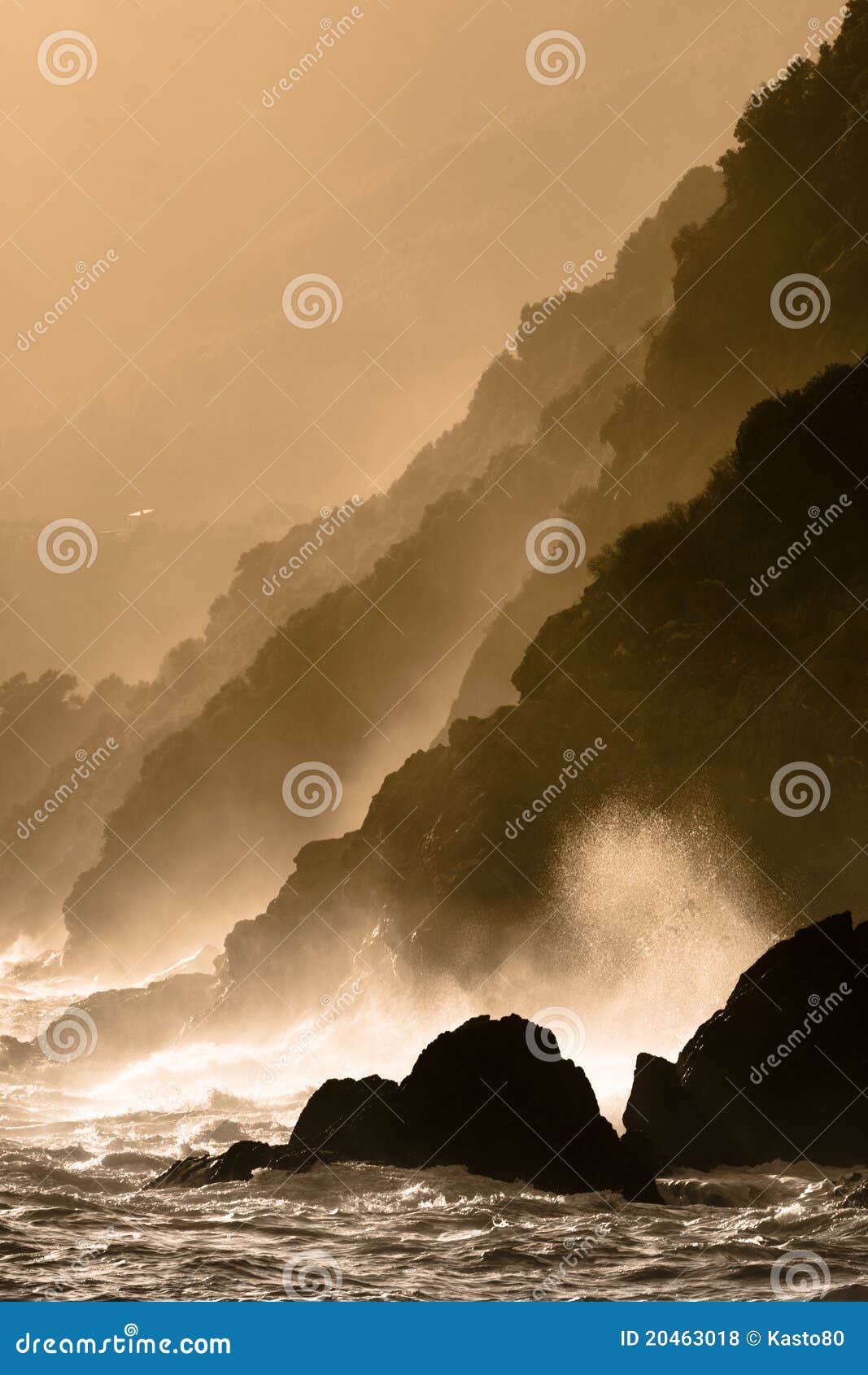 Dramatic seascape stock photo. Image of environment, power - 20463018