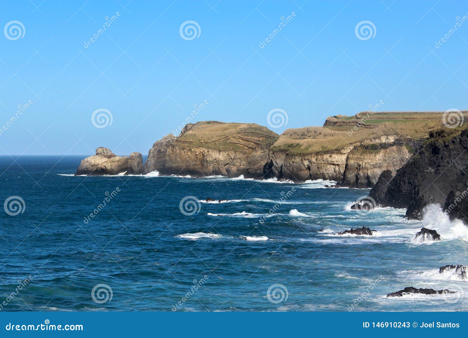 Dramatic Seascape and Sea Waves Stock Image - Image of color, seascape ...