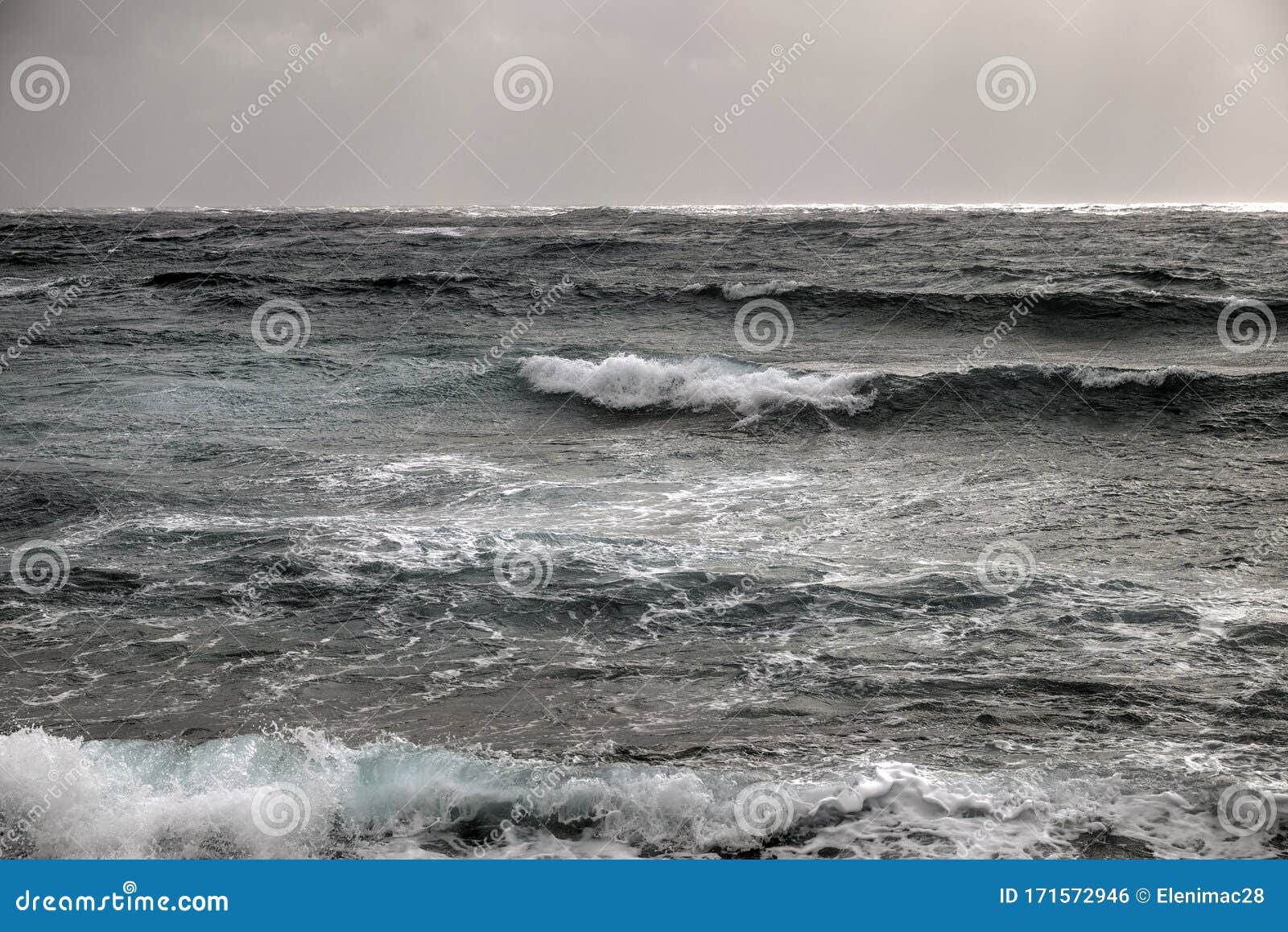 Ocean Waves. Isolated Image. Stock Photo - Image of coastline, nature ...