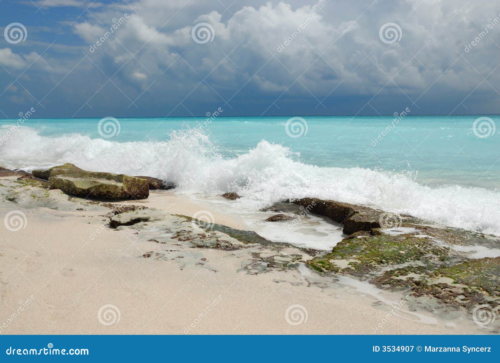 Dramatic seaside scenery stock image. Image of waves, coast - 3534907