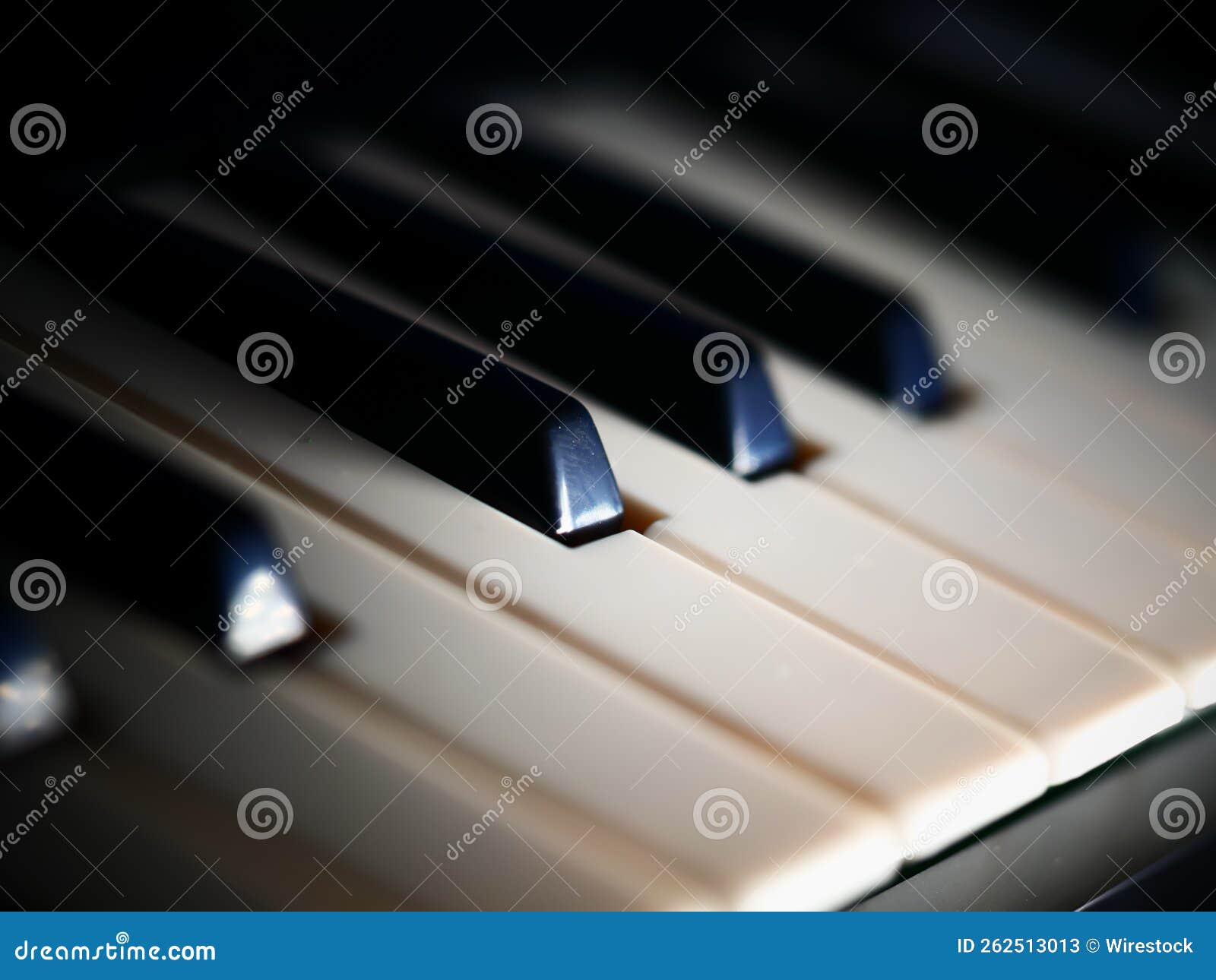 Dramatic Shot of the Piano Keys - Perfect for Wallpapers Stock Image ...