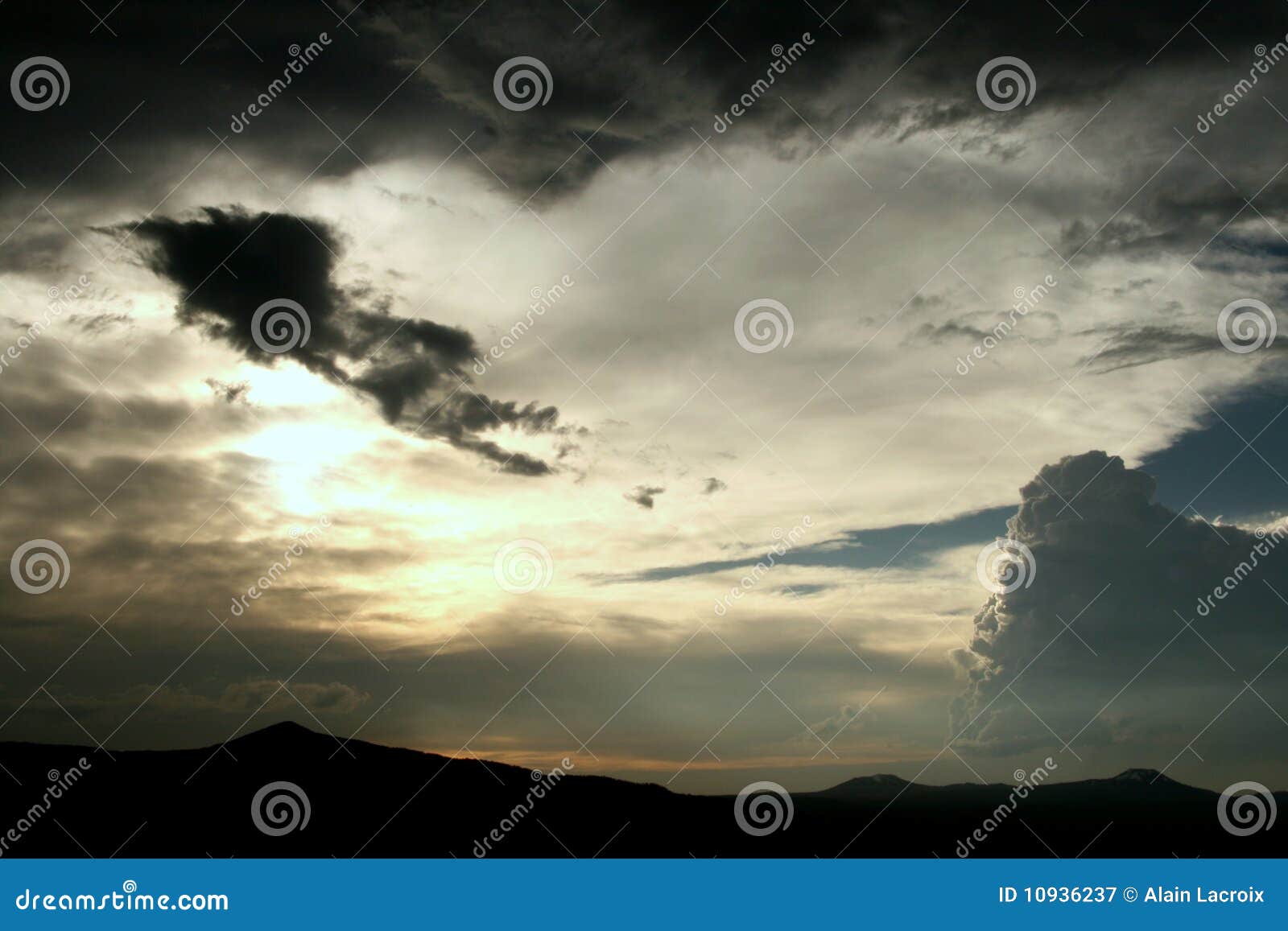 Dramatic skies stock image. Image of grey, approaching - 10936237