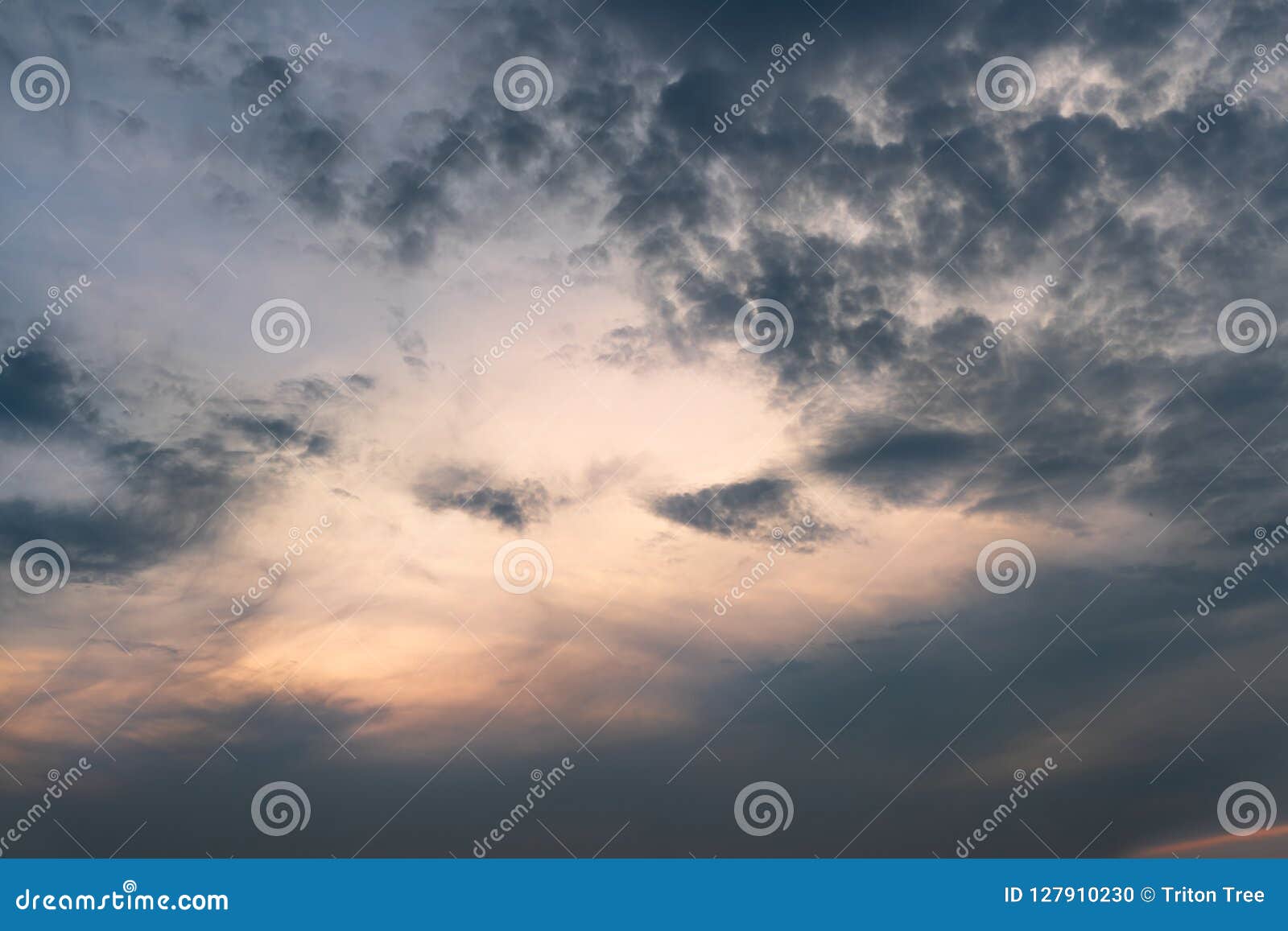 Dramatic Sky Backgrounds Beauty In Nature. Royalty-Free Stock Image ...