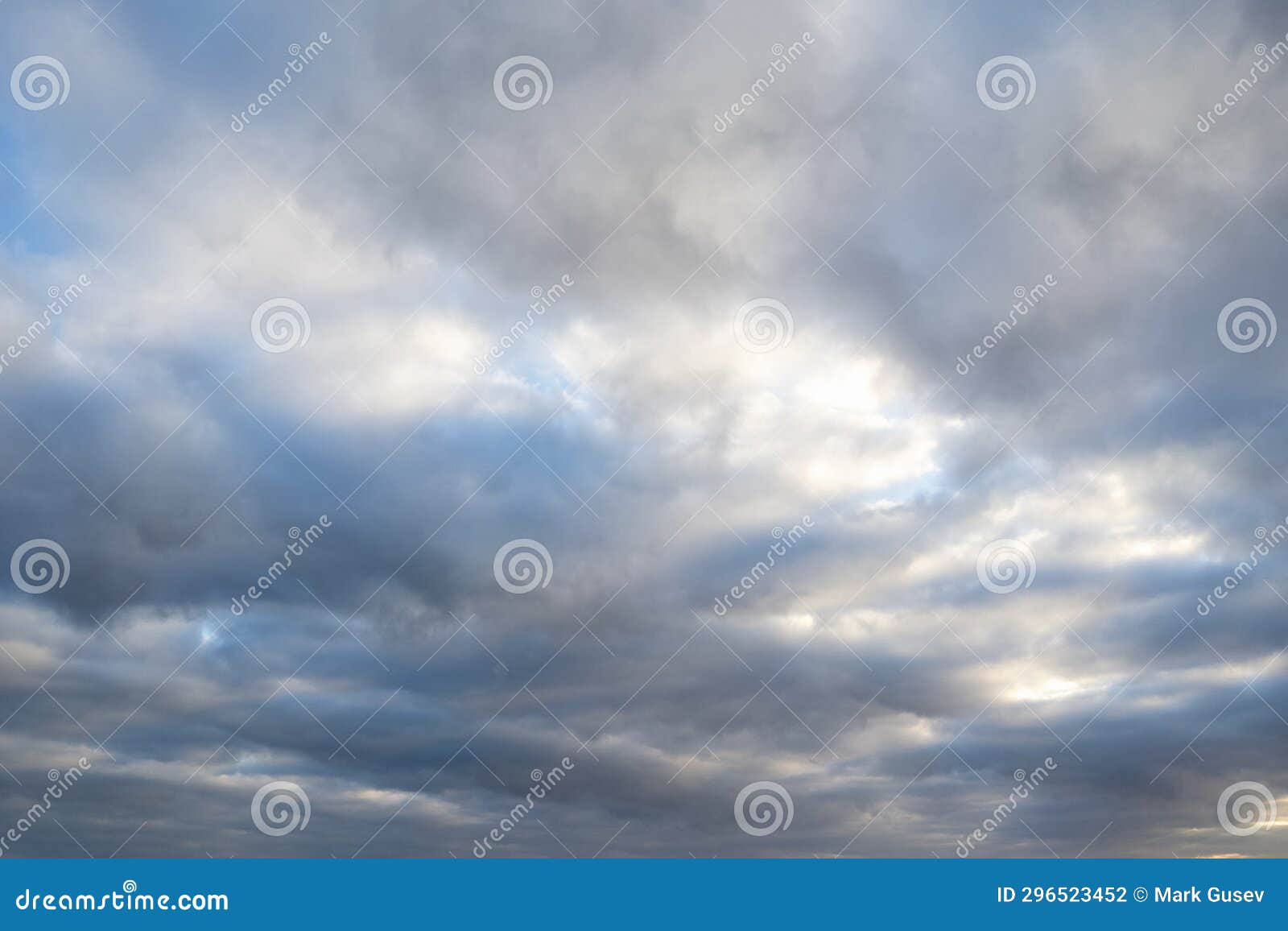Dramatic Sky Background with Strong Blue Color , Nature Scene Stock ...