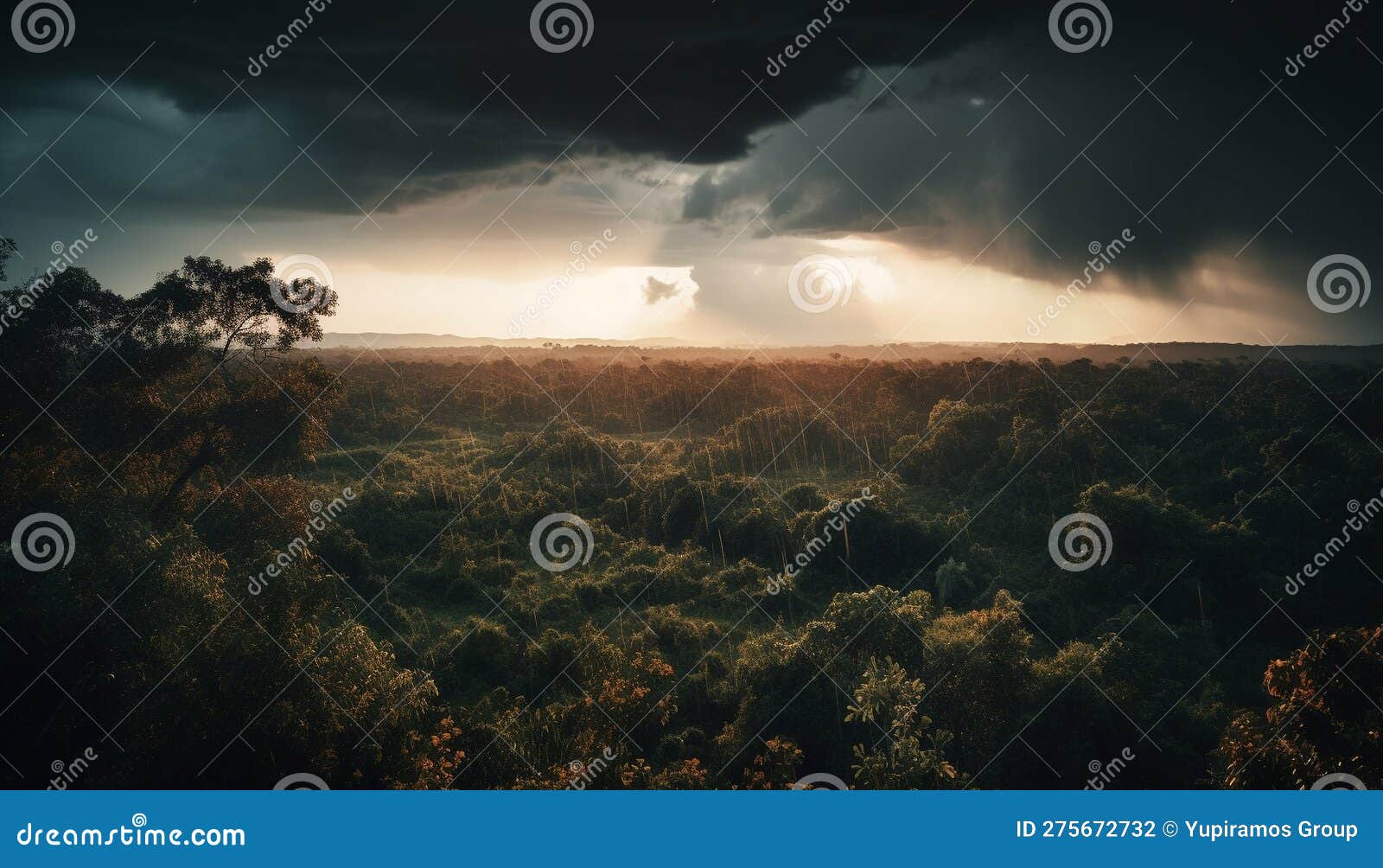 Dramatic Sky Backlit Mountain Peak at Dusk Generated by AI Stock Photo ...