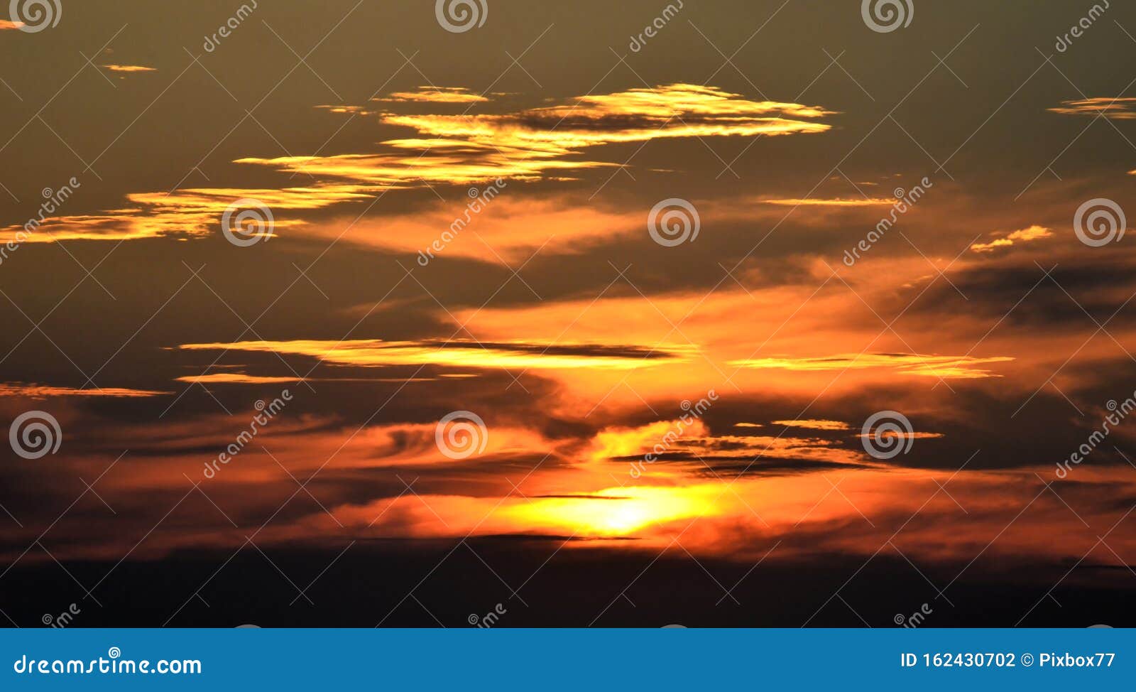 Dramatic Sky, Clouds with Sunset Light Stock Photo - Image of dramatic ...