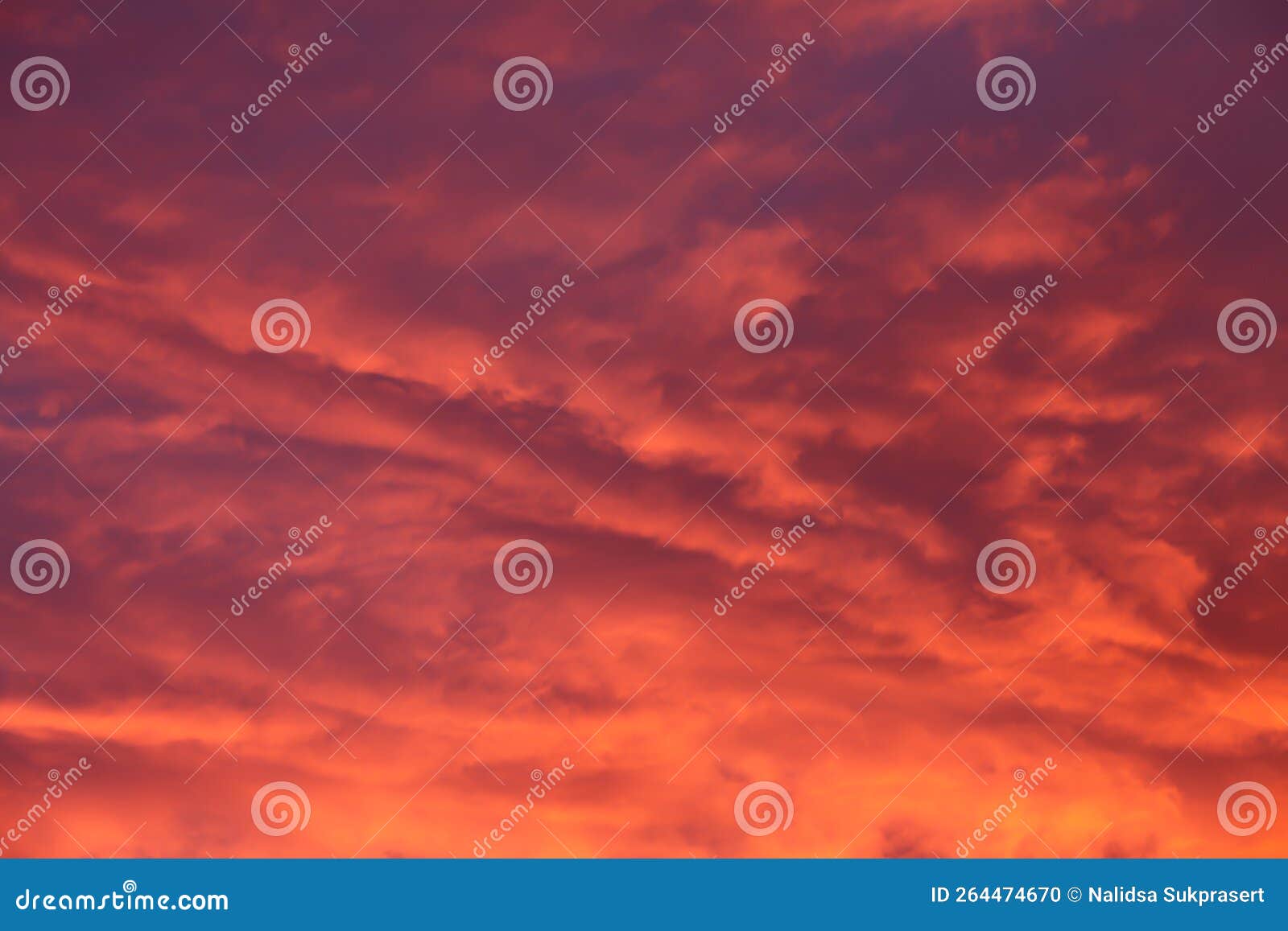 Sunset Cloudscape Background Natural Pattern Stock Photo - Image of ...