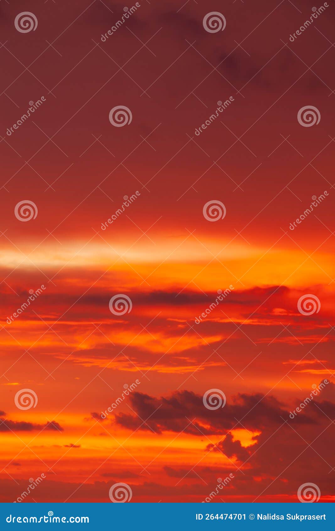 Sunset Cloudscape Background Natural Pattern Stock Image - Image of ...