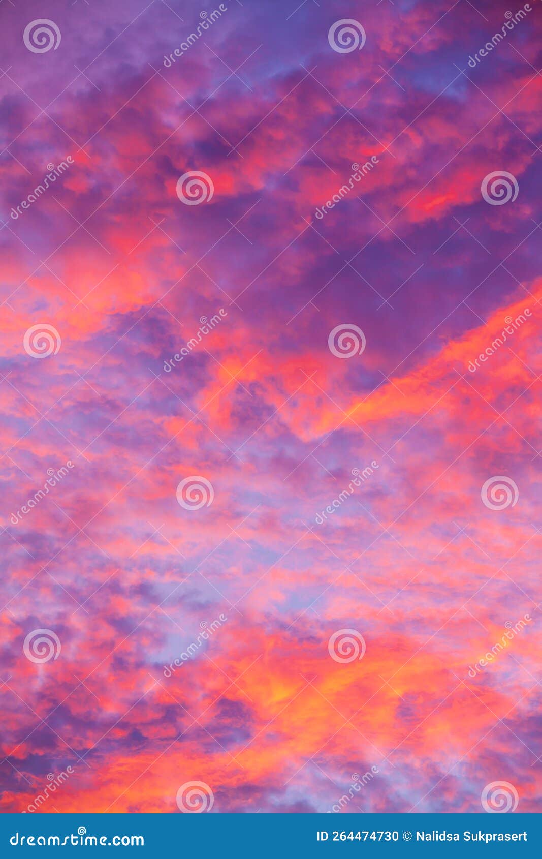 Sunset Cloudscape Background Natural Pattern Stock Photo - Image of ...