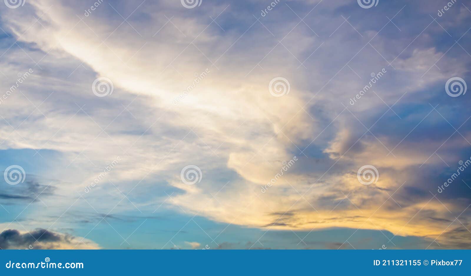 Dramatic Sky at Evening Time Stock Image - Image of atmosphere, color ...