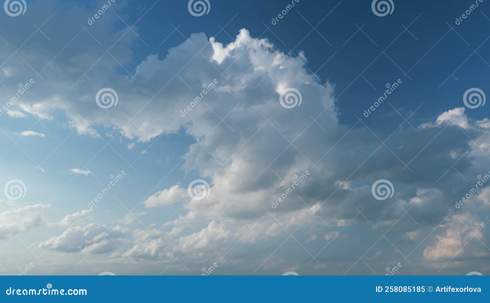 Dramatic Sky with Gray Dark Clouds before Rain. Powerful Cumulus Clouds with a Dark Base ...