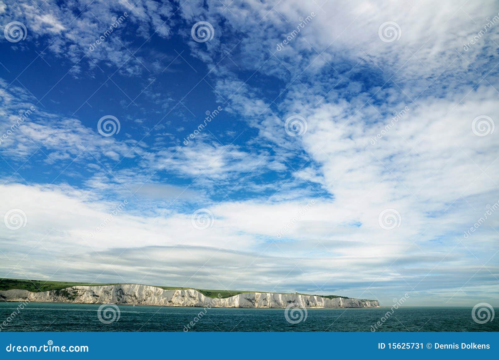 Dramatic Sky Over the White Cliffs of Dover Stock Image - Image of ...