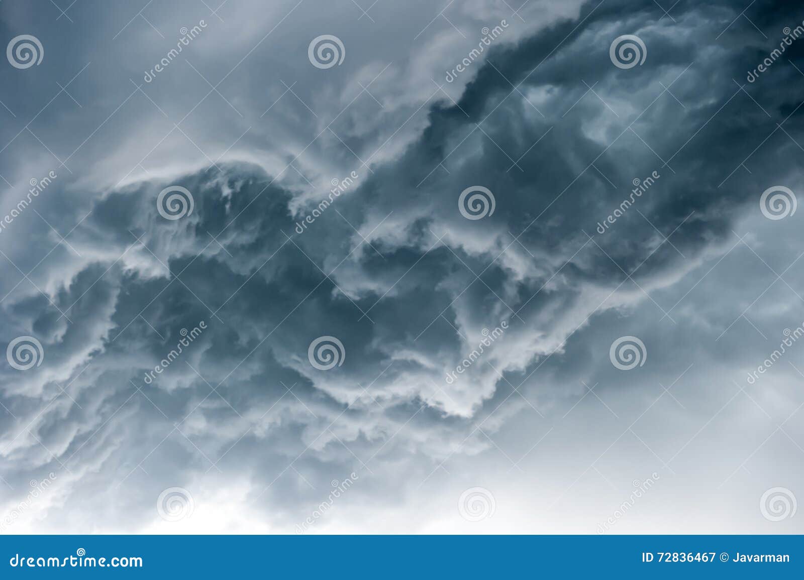 Dramatic Sky with Stormy Clouds Stock Image - Image of landscape ...