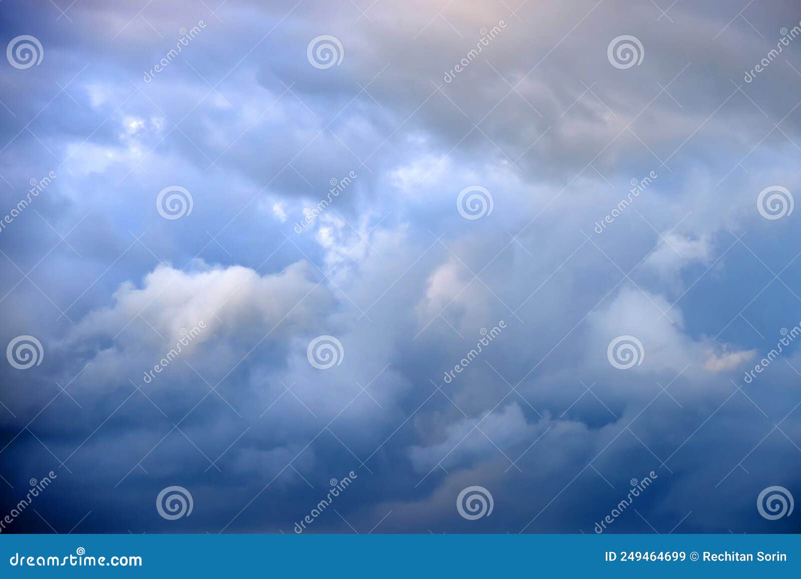 Threatening Storm Clouds.Thunderstorm Clouds Sky Background. Stock ...