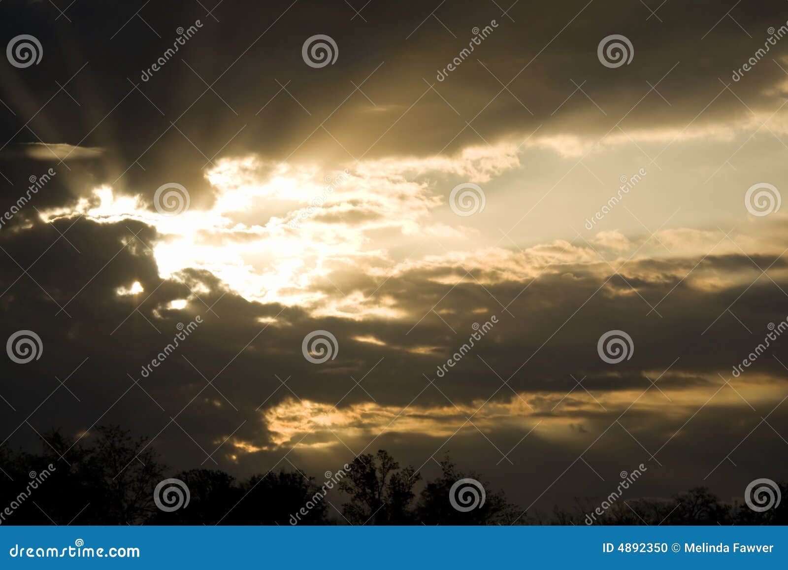 Dramatic Sky Sun Rays stock photo. Image of silhouette - 4892350