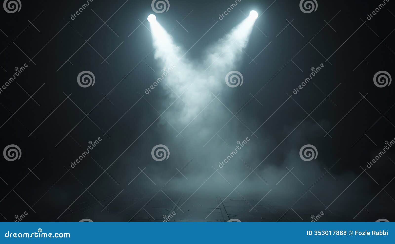 Dramatic Stage Lighting with Smoke Effect- Two Good Resolution Stock ...