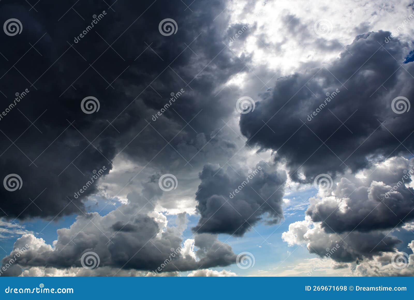 Dramatic Storm Clouds Background Stock Photo - Image of thundercloud ...