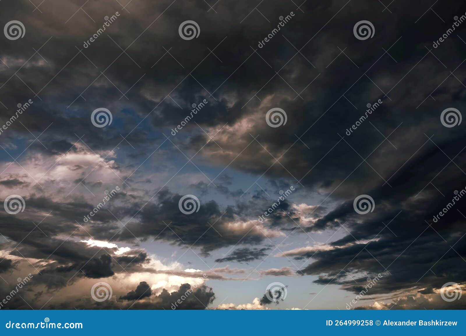 Dramatic Storm Clouds before Heavy Rain , Unusual Colors of Nature ...