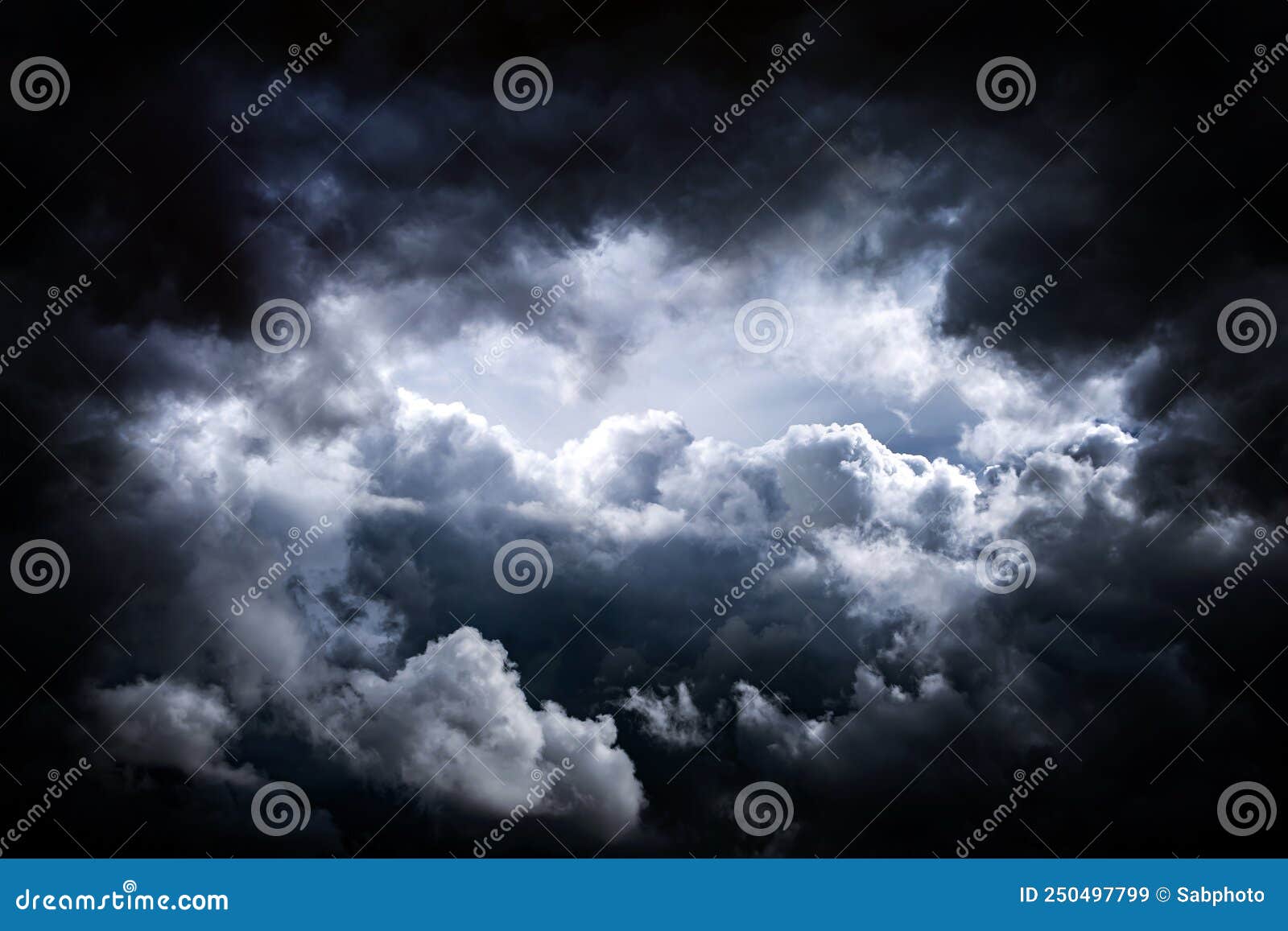 Dramatic Storm Clouds stock image. Image of ominous - 250497799