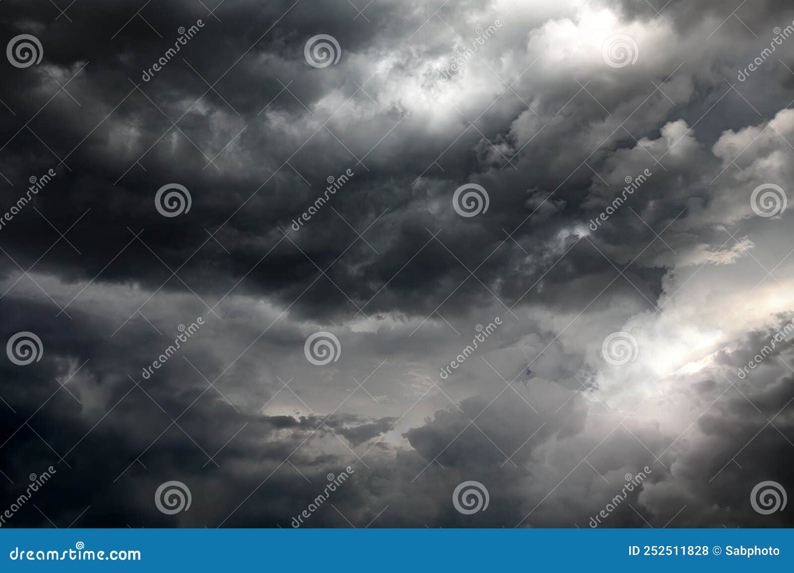 Dramatic Storm Clouds stock photo. Image of cloudscape - 252511828