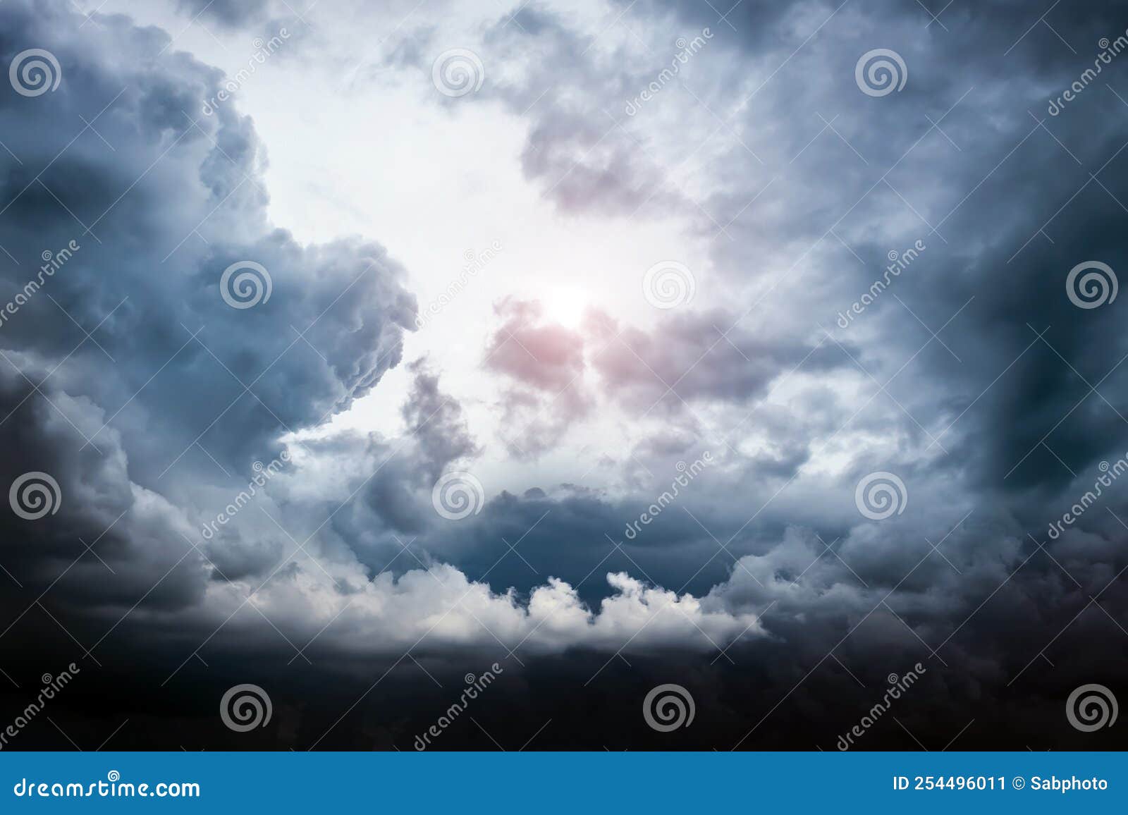 Dramatic Storm Clouds stock image. Image of fluffy, dark - 254496011