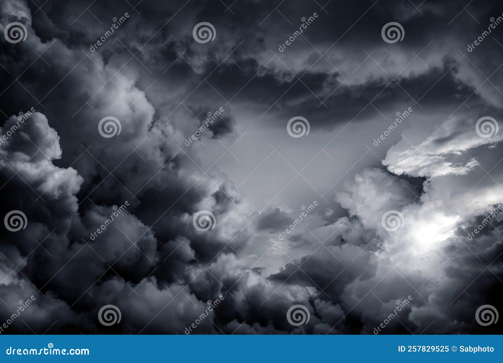 Dramatic Storm Clouds stock image. Image of cumulonimbus - 257829525