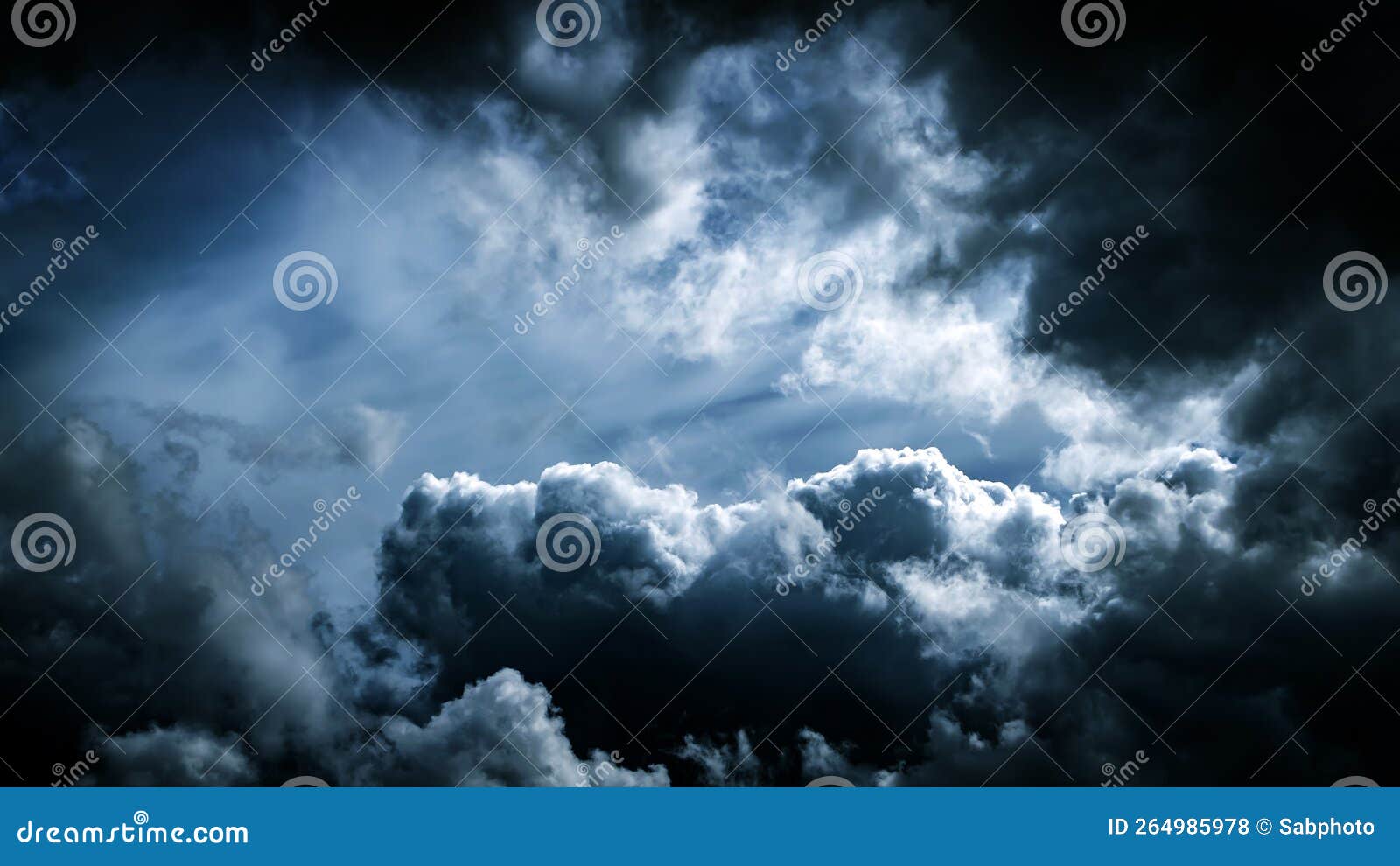 Dramatic Storm Clouds stock photo. Image of gloomy, cumulonimbus ...