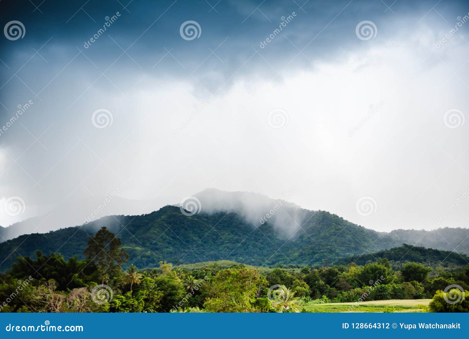 Dramatic Storm Clouds with Rain Stock Photo - Image of scene, cloudy ...