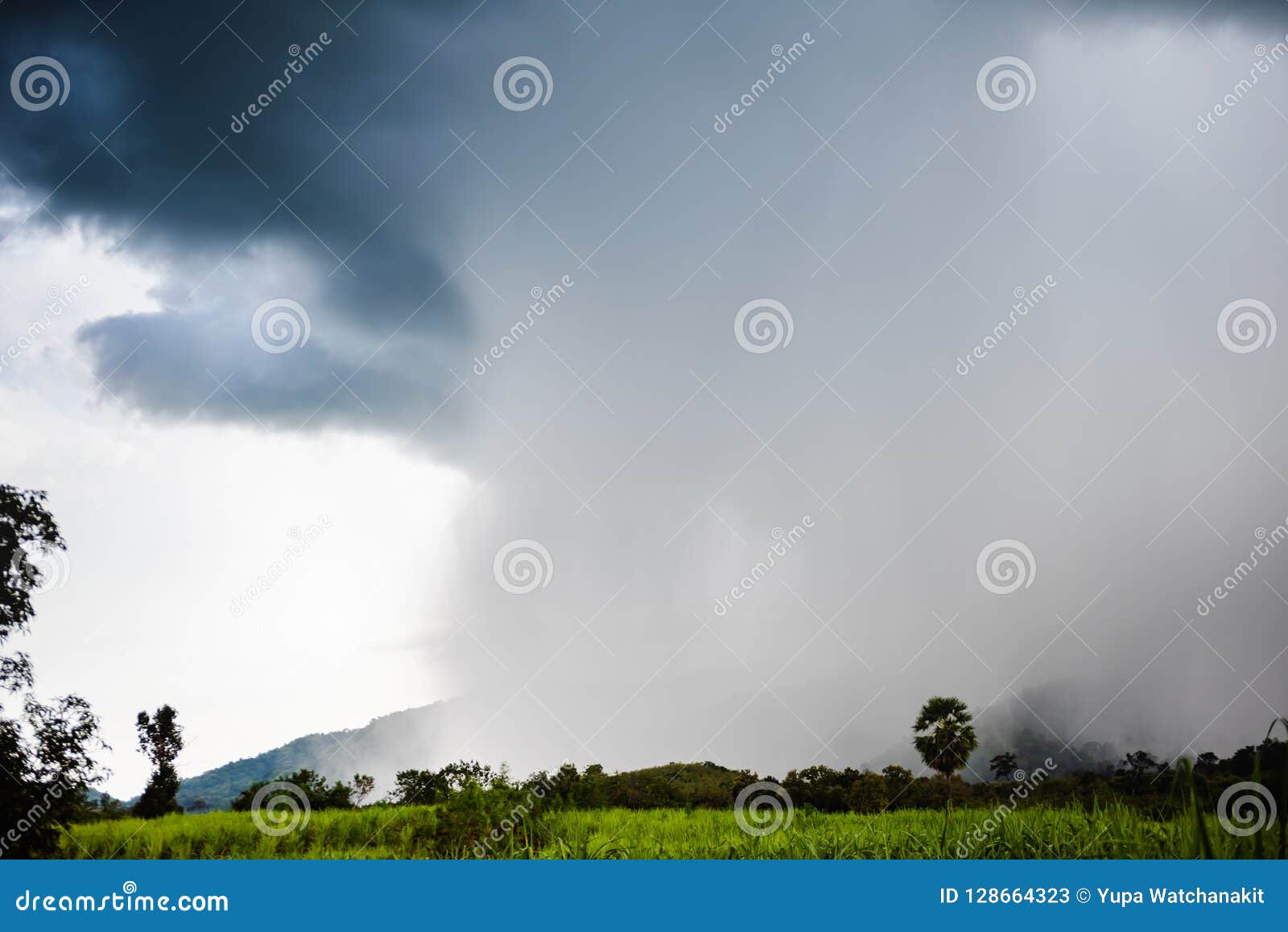 Dramatic Storm Clouds with Rain Stock Image - Image of condensation ...