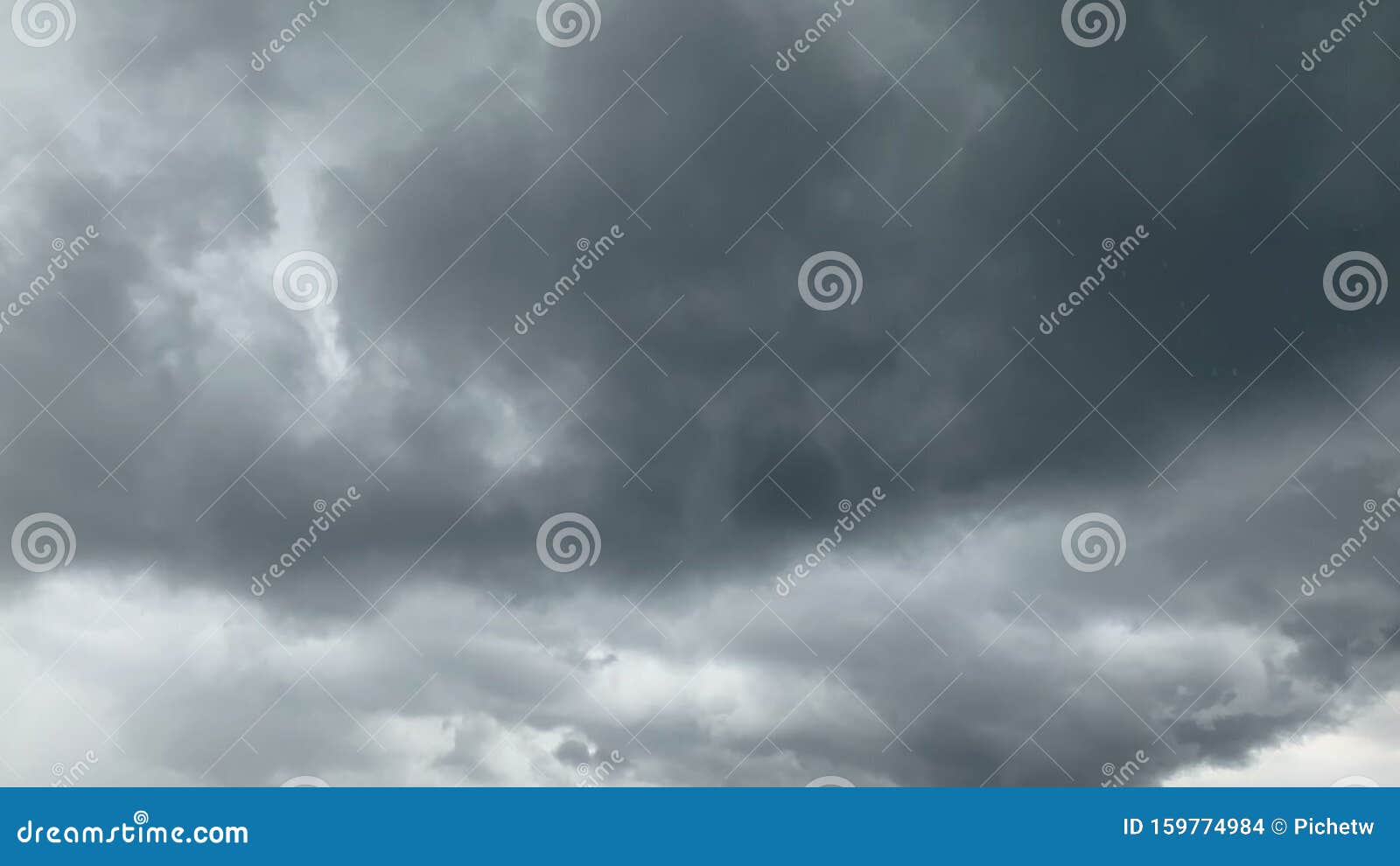 Dramatic Storming Dark Rain Clouds on Sky Timelapse Stock Footage ...