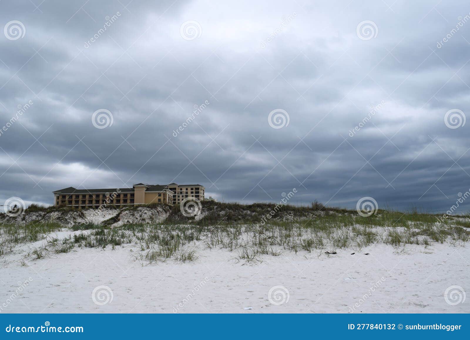 Dramatic Stormy Sky Over the Beach in Clearwater, Florida Stock Photo ...