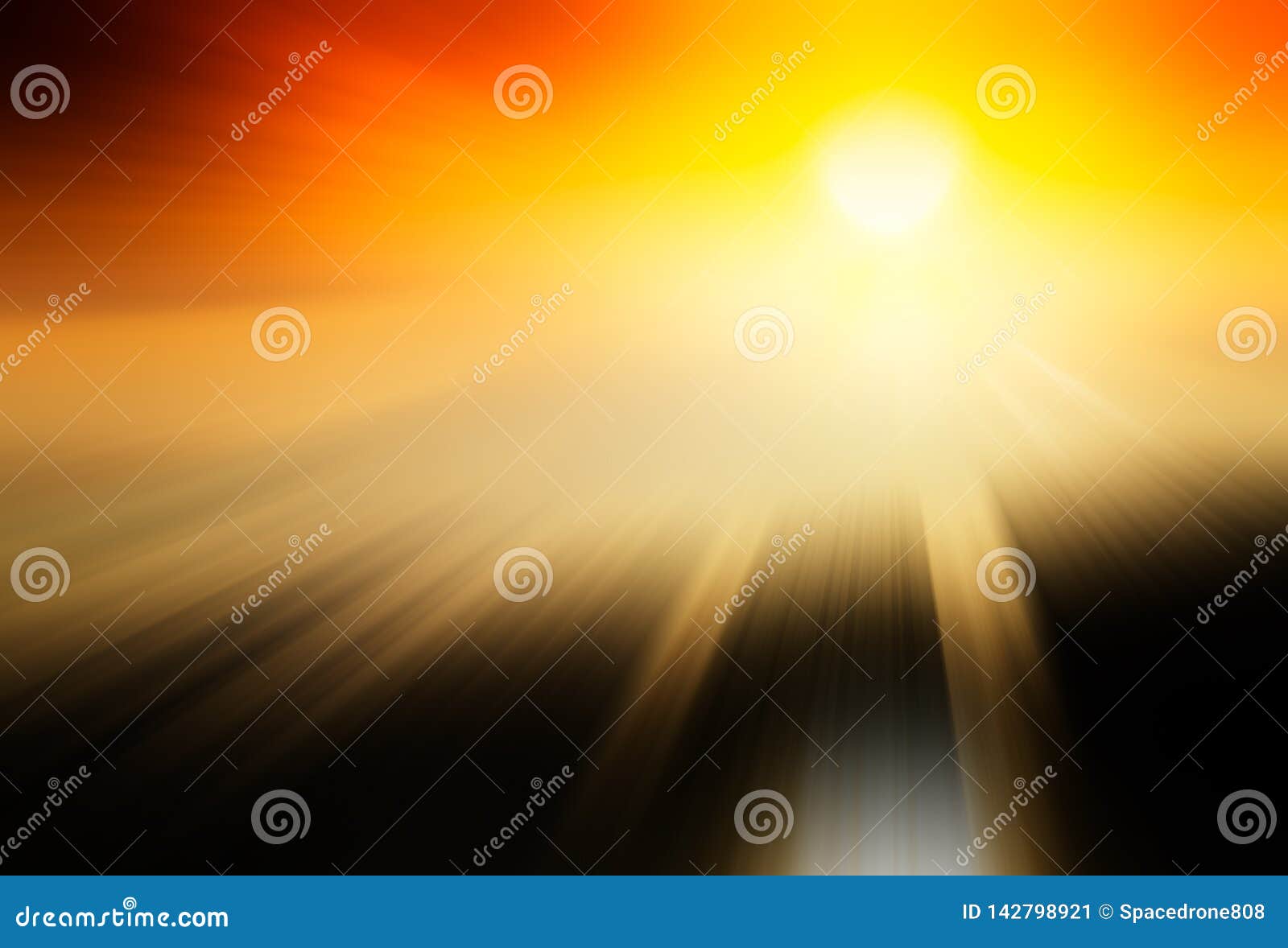 Dramatic Sun Rays Light Leak Background Stock Image - Image of minimal ...