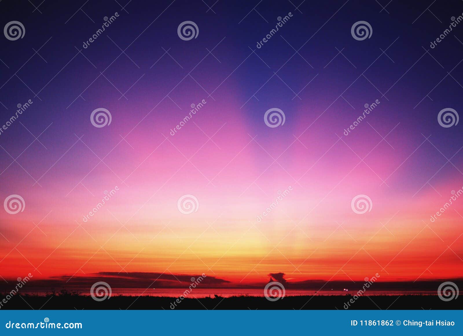 Dramatic sundown scene stock photo. Image of dramatic - 11861862